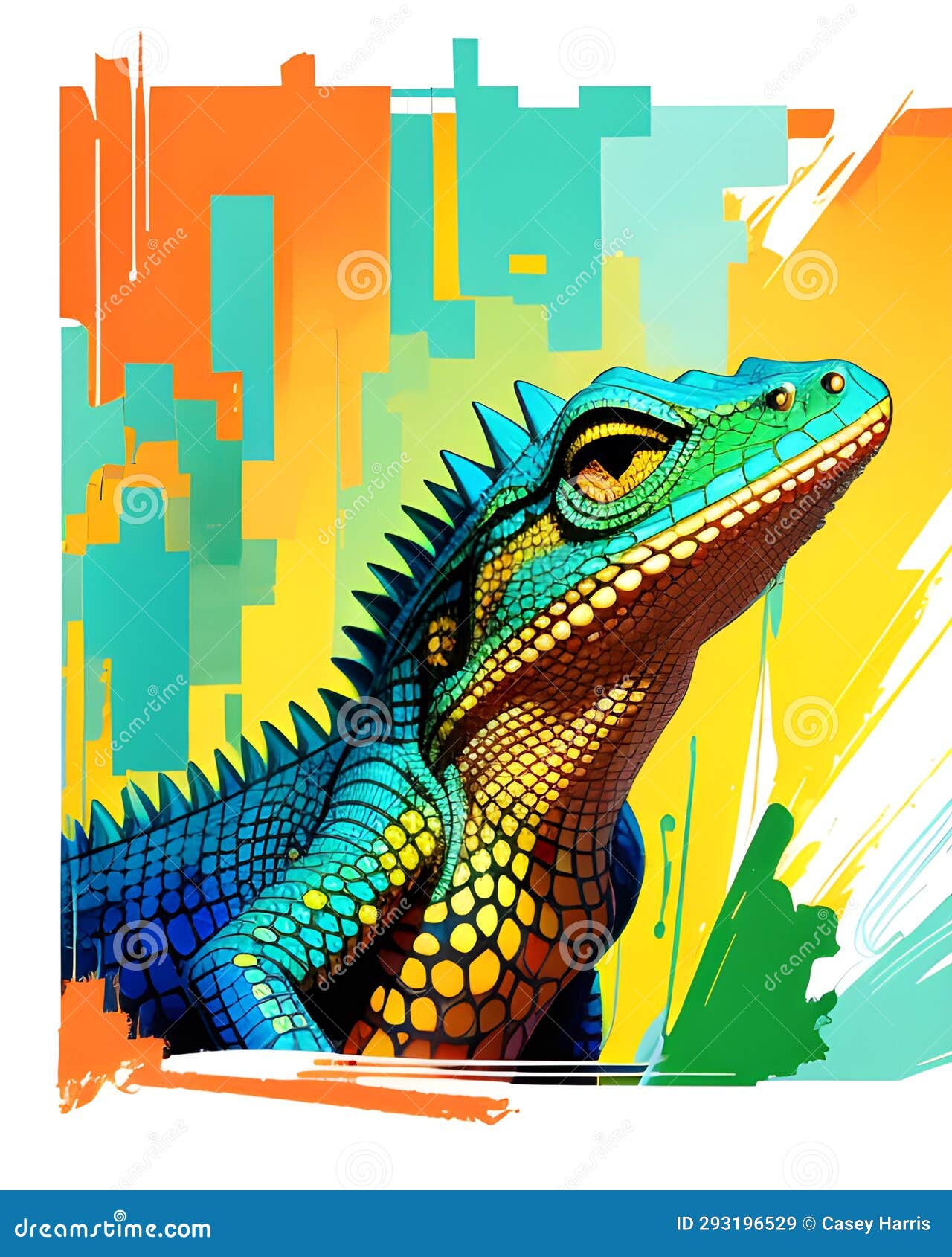 Lizard illustration stock illustration. Illustration of animal - 293196529