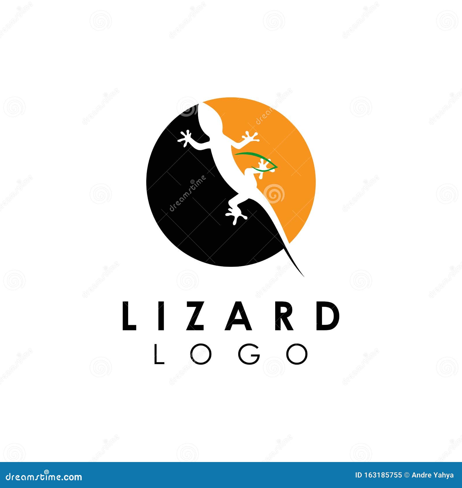 Lizard Logo Template Design Vector Icon Illustration Stock Illustration ...