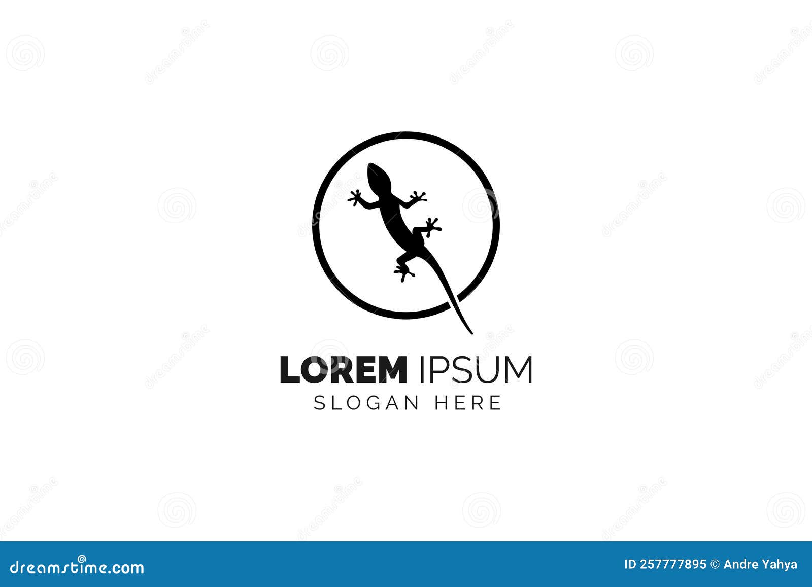 Lizard Logo Template Design Vector Icon Illustration. Stock Vector ...