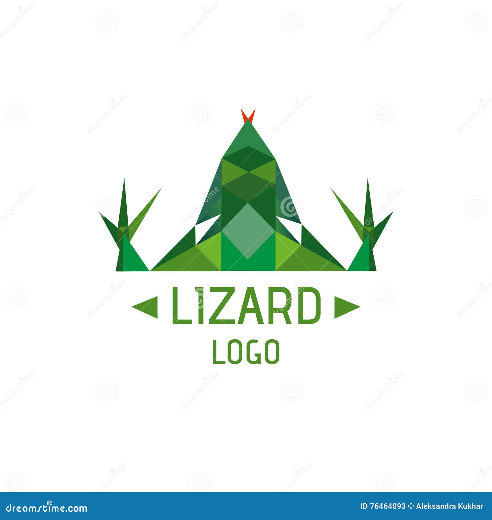 Lizard logotype stock vector. Illustration of symbol - 76464093