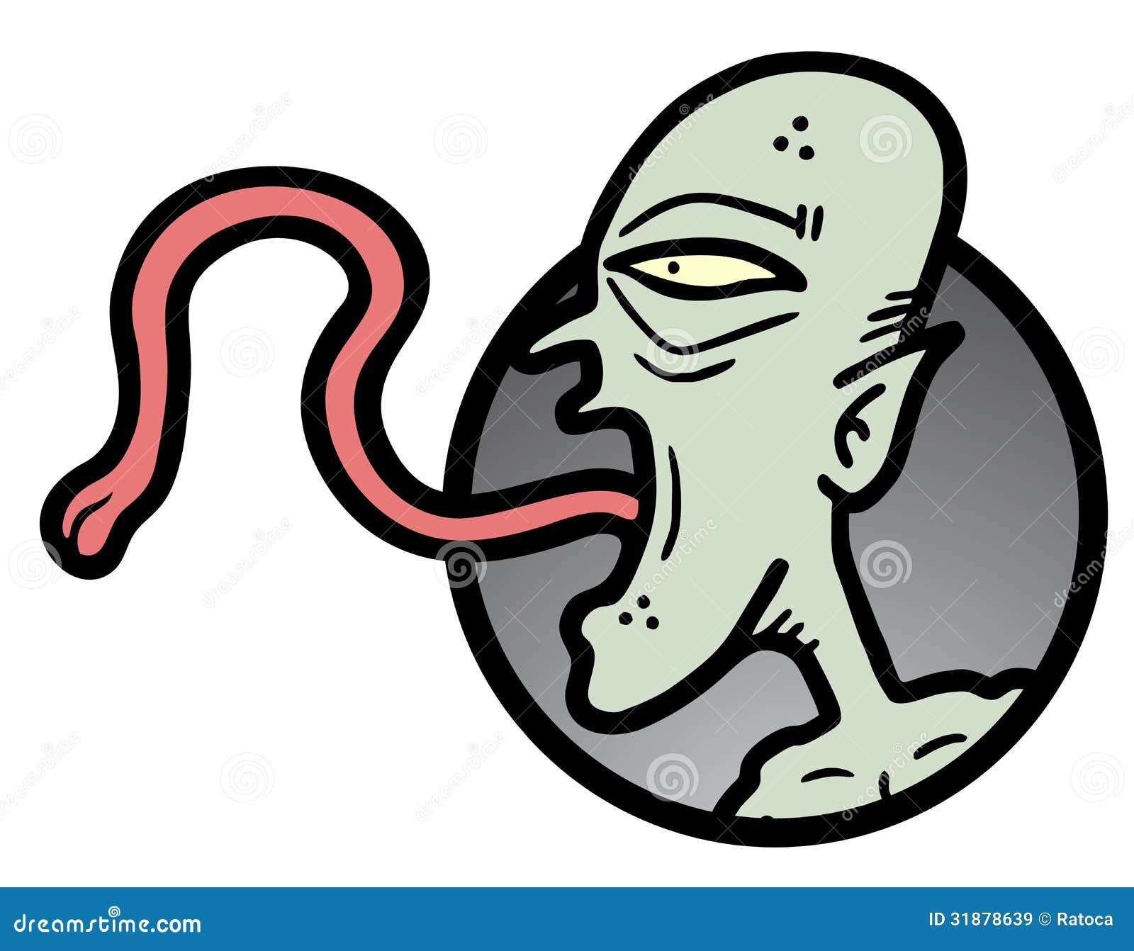 Lizard man stock vector. Illustration of expressive, comic - 31878639