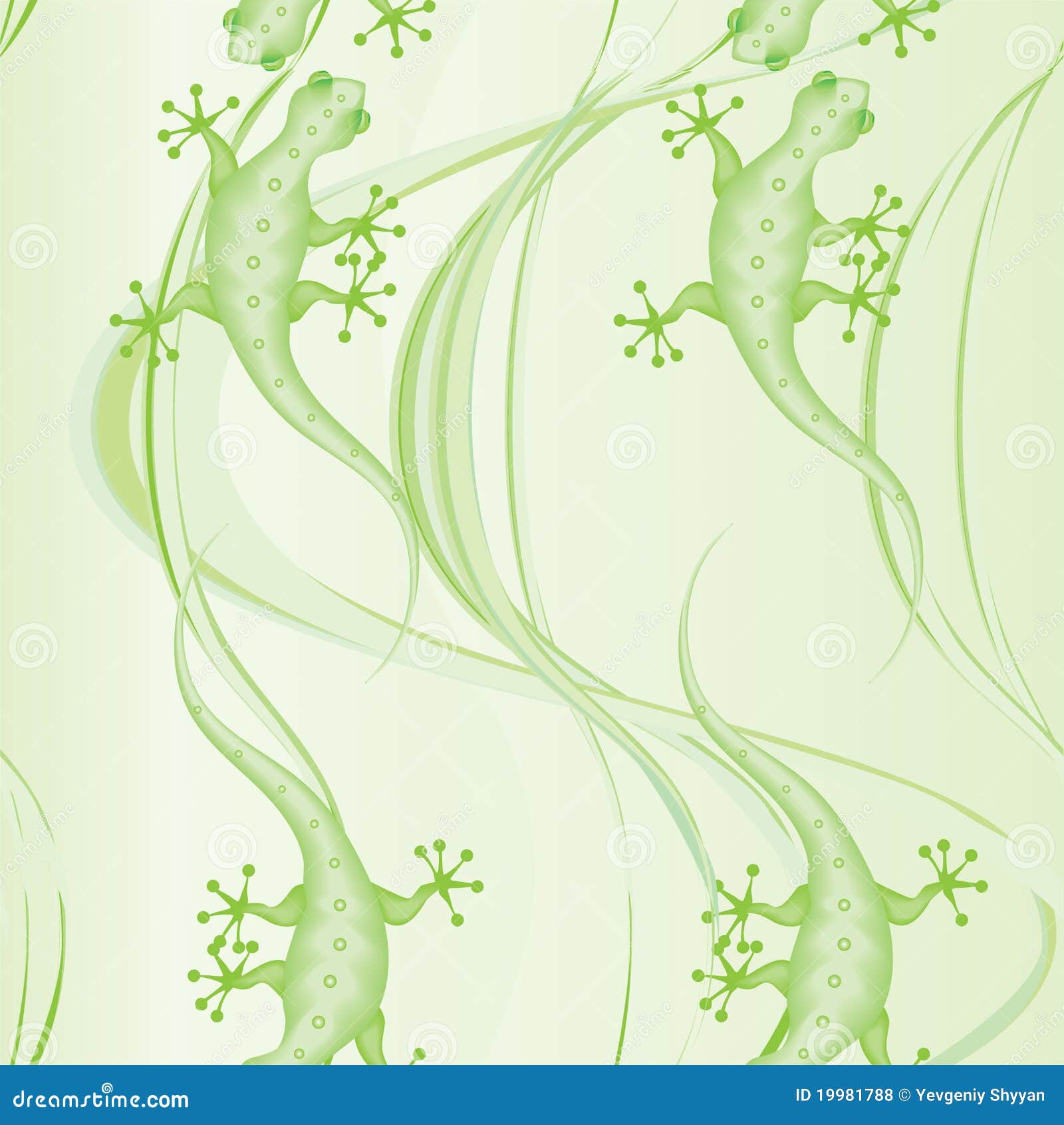 Lizard pattern stock vector. Illustration of lizard, silhouette - 19981788