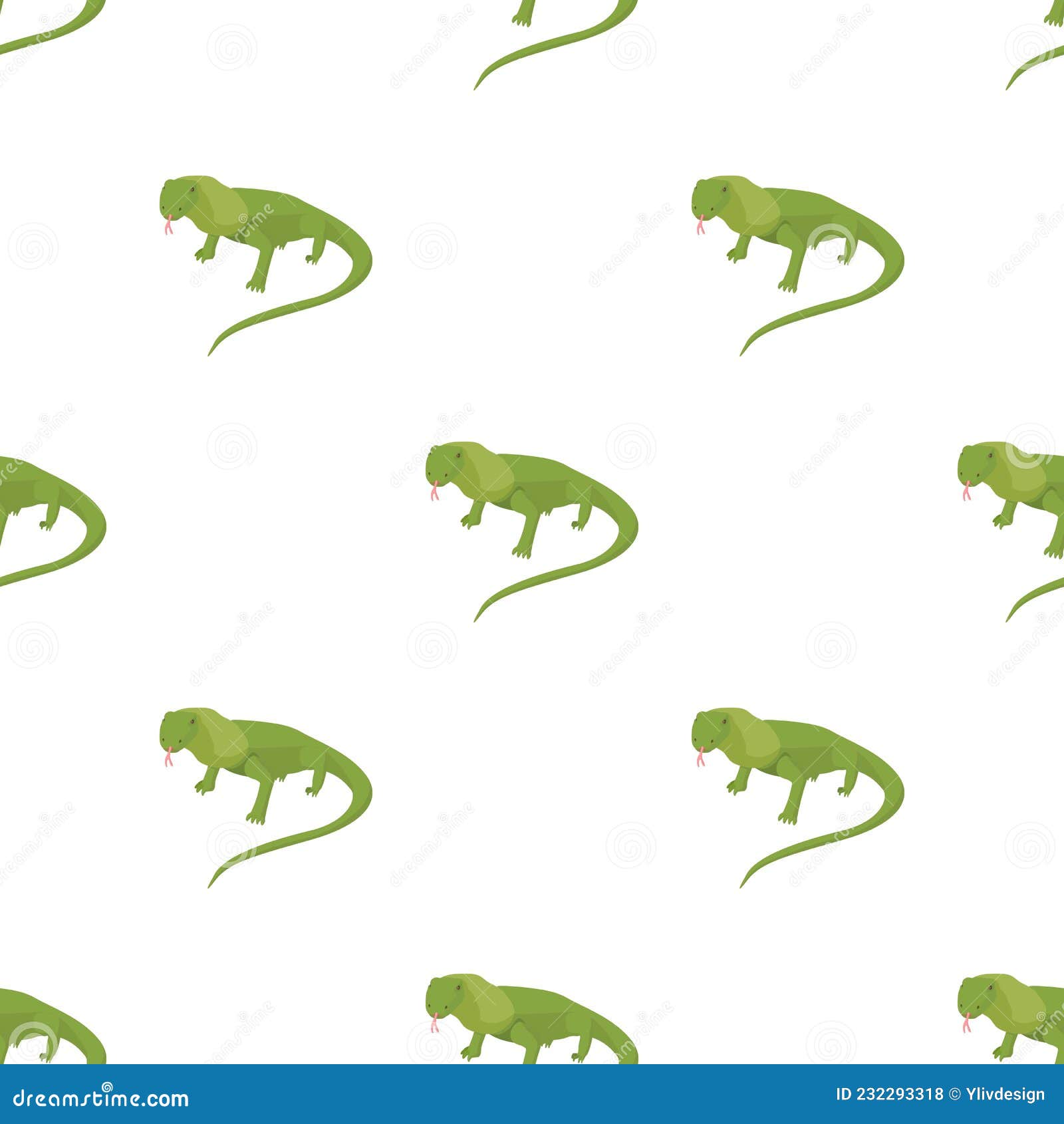 Lizard Pattern Seamless Vector Stock Vector - Illustration of drawing ...