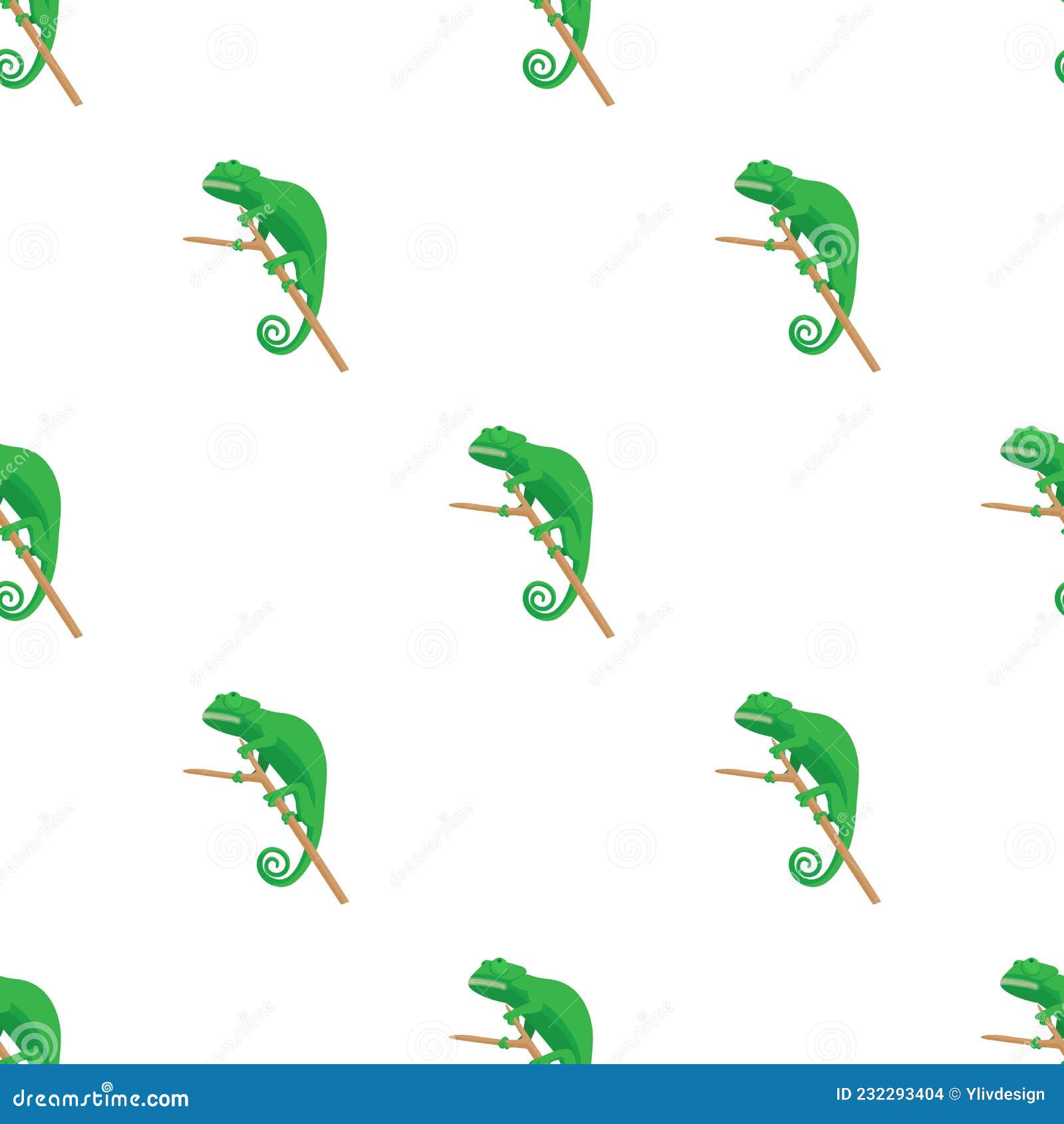 Lizard Pattern Seamless Vector Stock Vector - Illustration of seamless ...