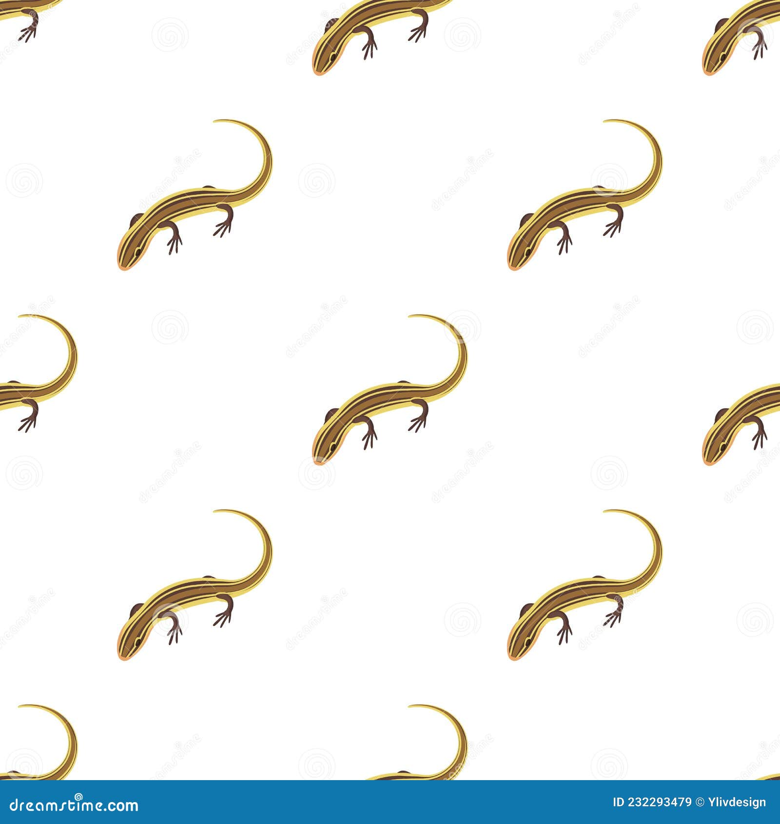 Lizard Pattern Seamless Vector Stock Vector - Illustration of black ...