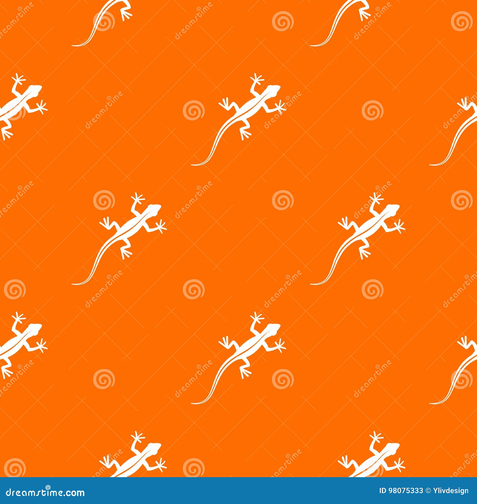 Lizard pattern seamless stock vector. Illustration of seamless - 98075333