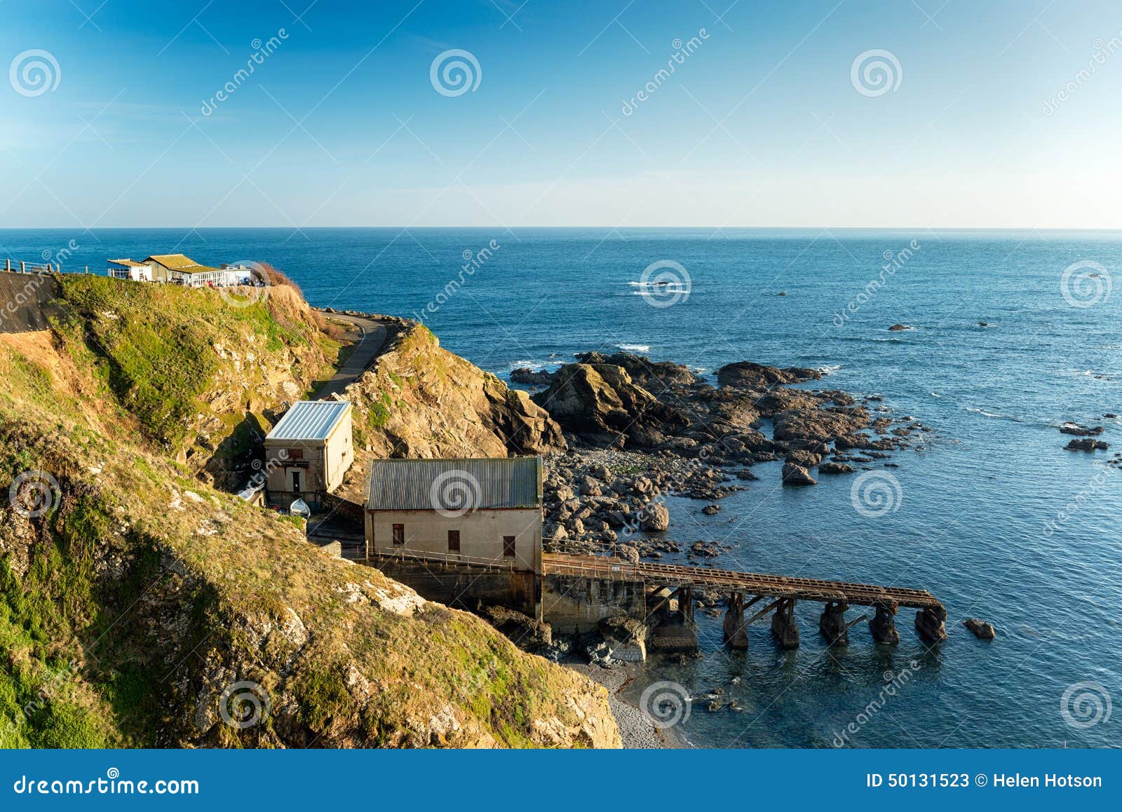 Lizard Point in Cornwall stock image. Image of background - 50131523