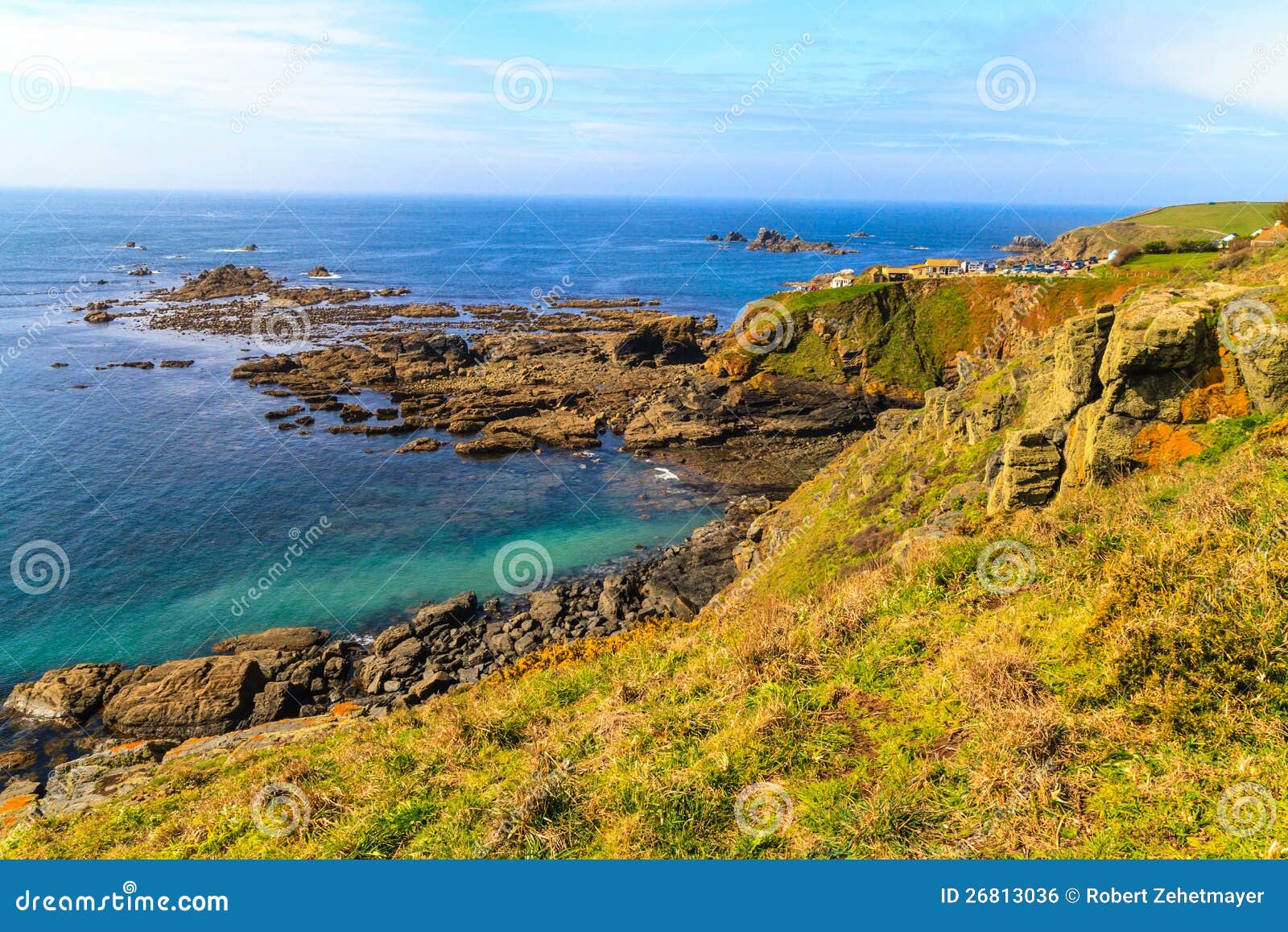 Lizard Point, Cornwall, UK stock photo. Image of cornwall - 26813036