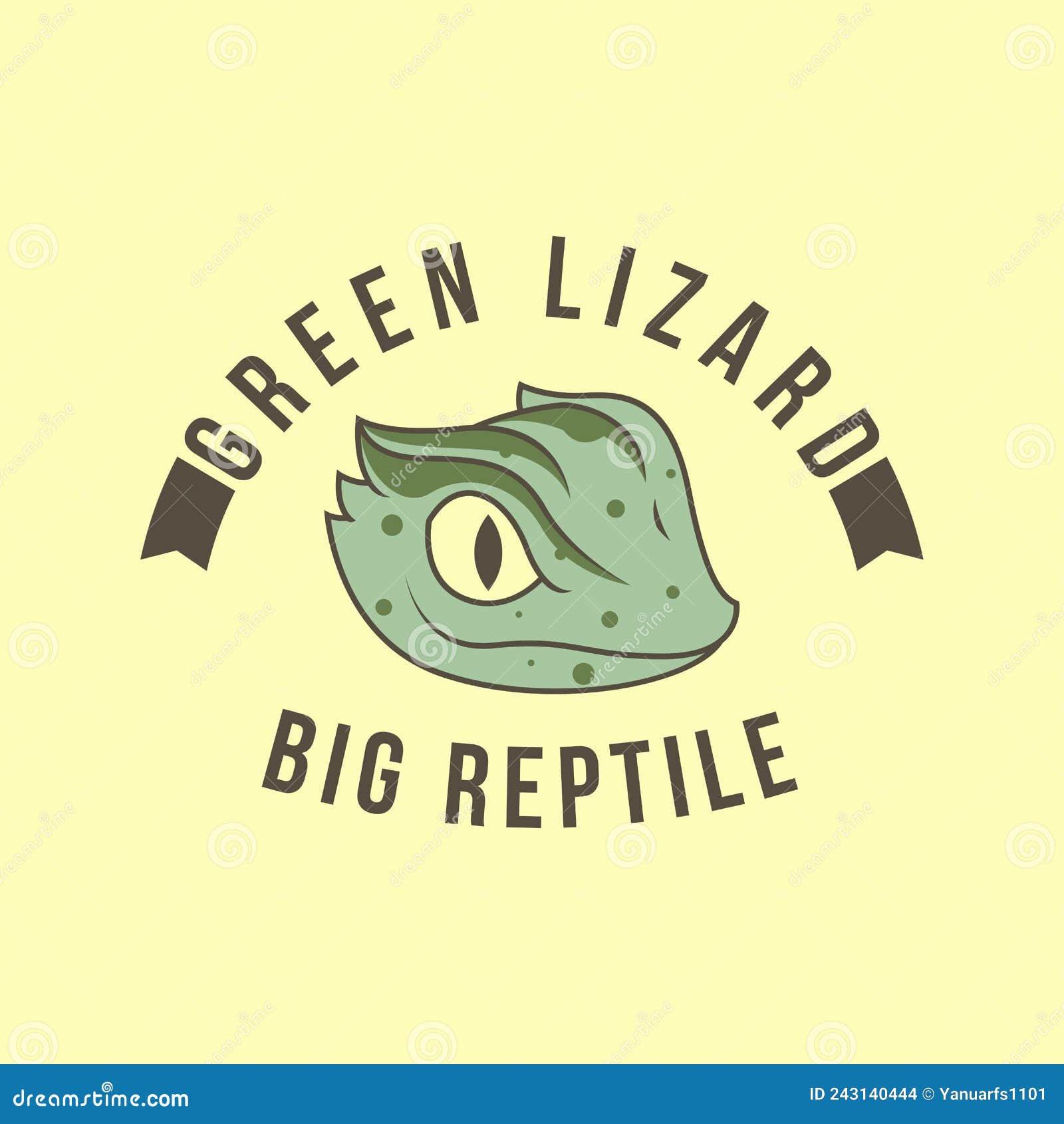 Lizard Silhouette Logo Design Concept Vector Stock Vector ...