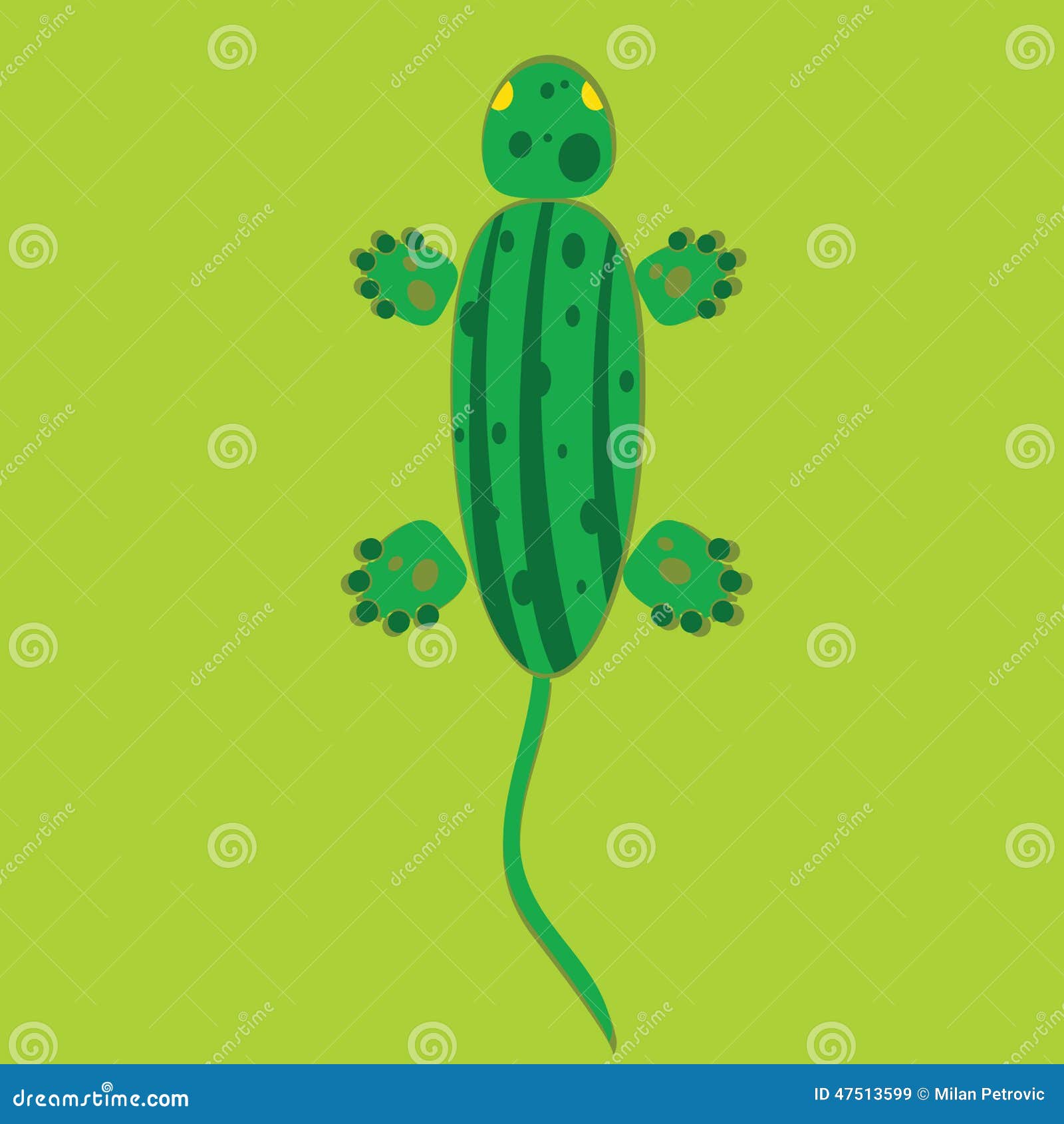 Lizard Sweet and Cute Illustration Vector Stock Vector - Illustration ...