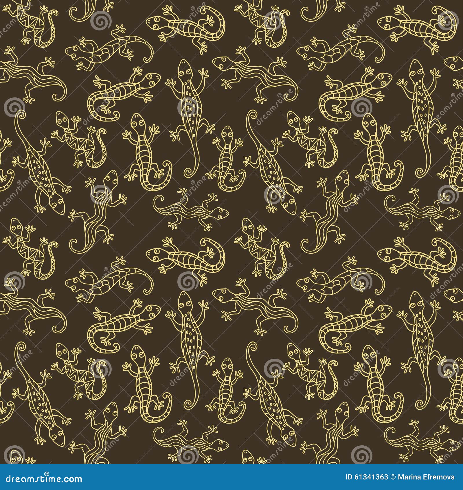 Lizards. Seamless Abstract Background Stock Vector - Illustration of ...
