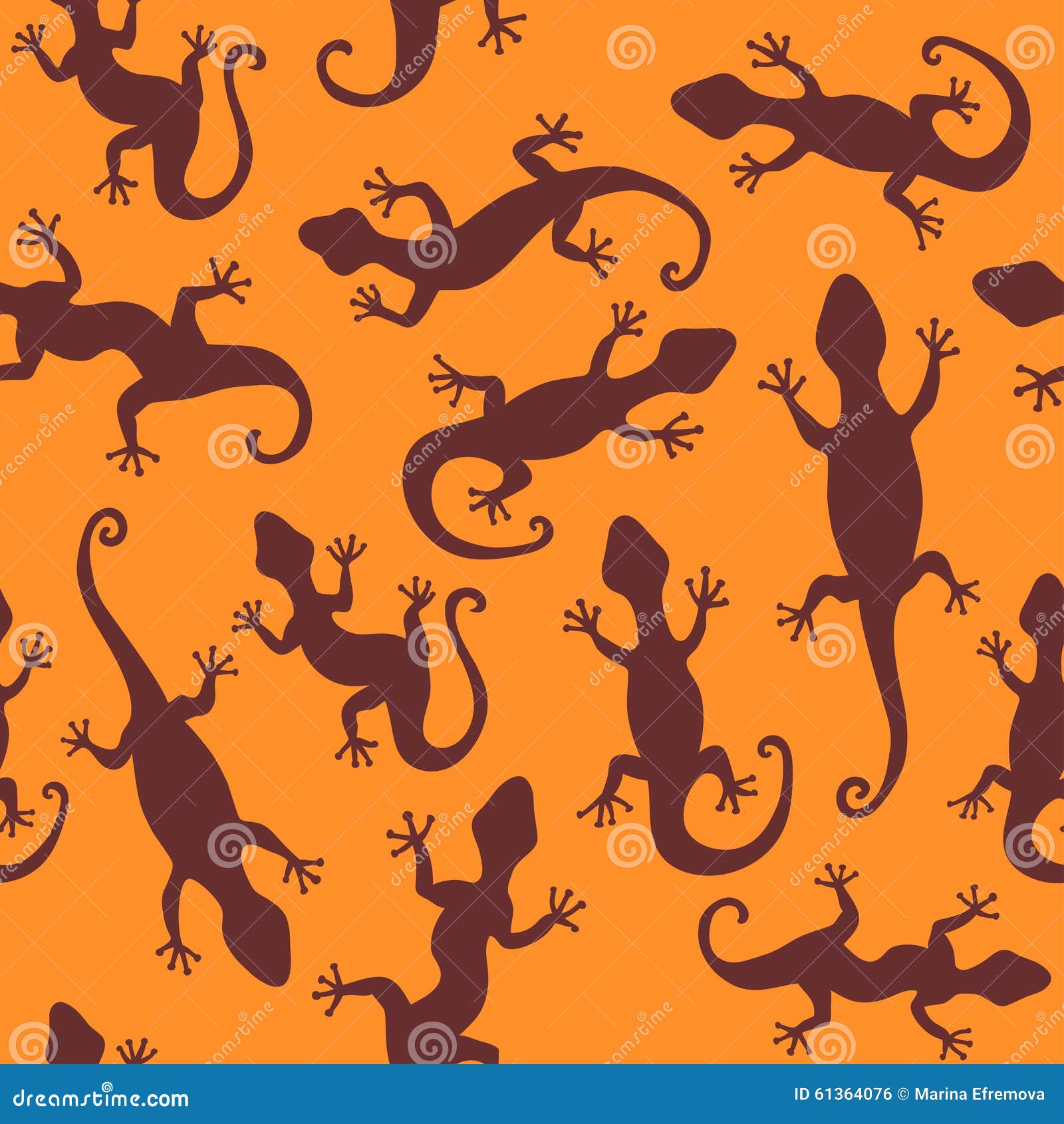 Lizards Seamless Pattern. Green Background Royalty-Free Illustration ...