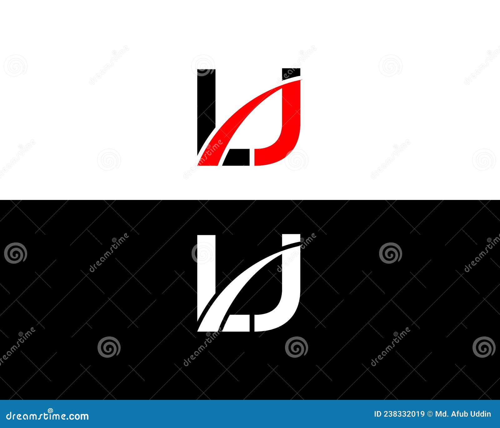 LJ Logo and Icon Design Idea Stock Vector - Illustration of line, drawn ...