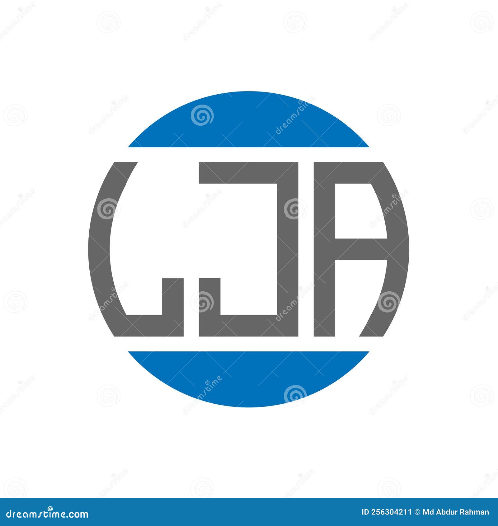 LJA Letter Logo Design on White Background. LJA Creative Initials ...
