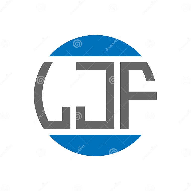 LJF Letter Logo Design on White Background. LJF Creative Initials ...