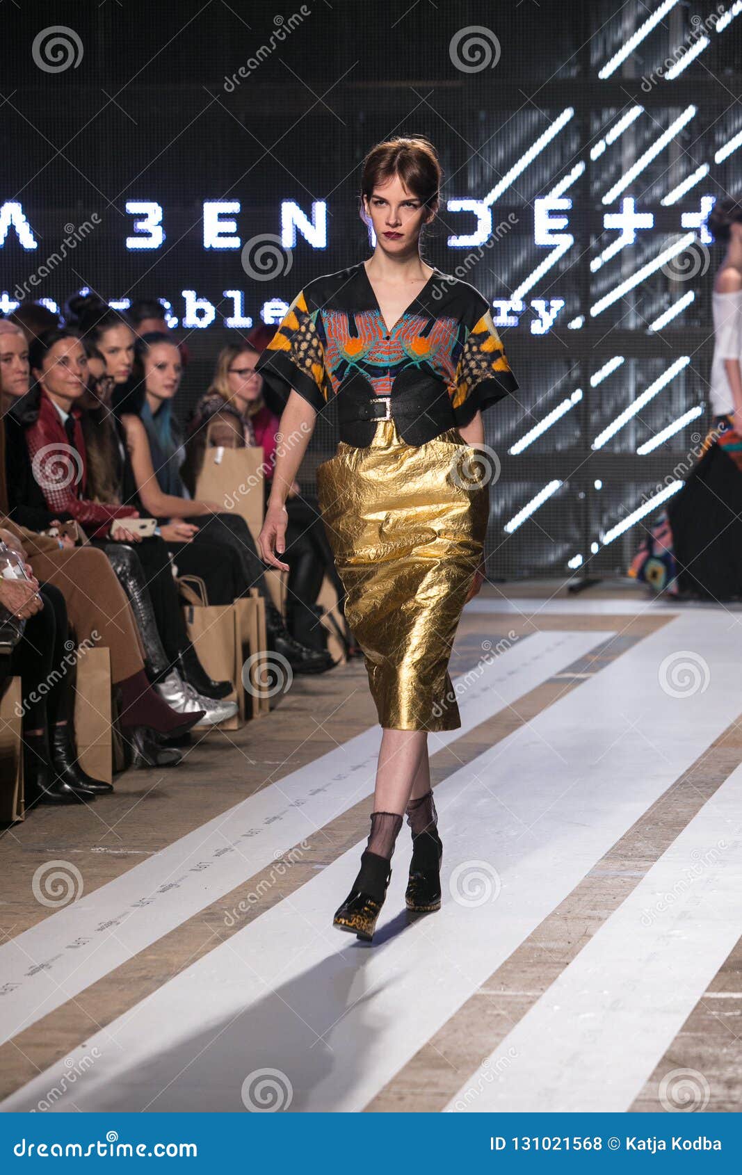 Ljubljana, Slovenia / Slovenia - NOVEMBER 05 2018: Fashion Week LJFW ... Ljubljana, Slovenia / Slovenia - NOVEMBER 05 2018: Fashion Week LJFW ...