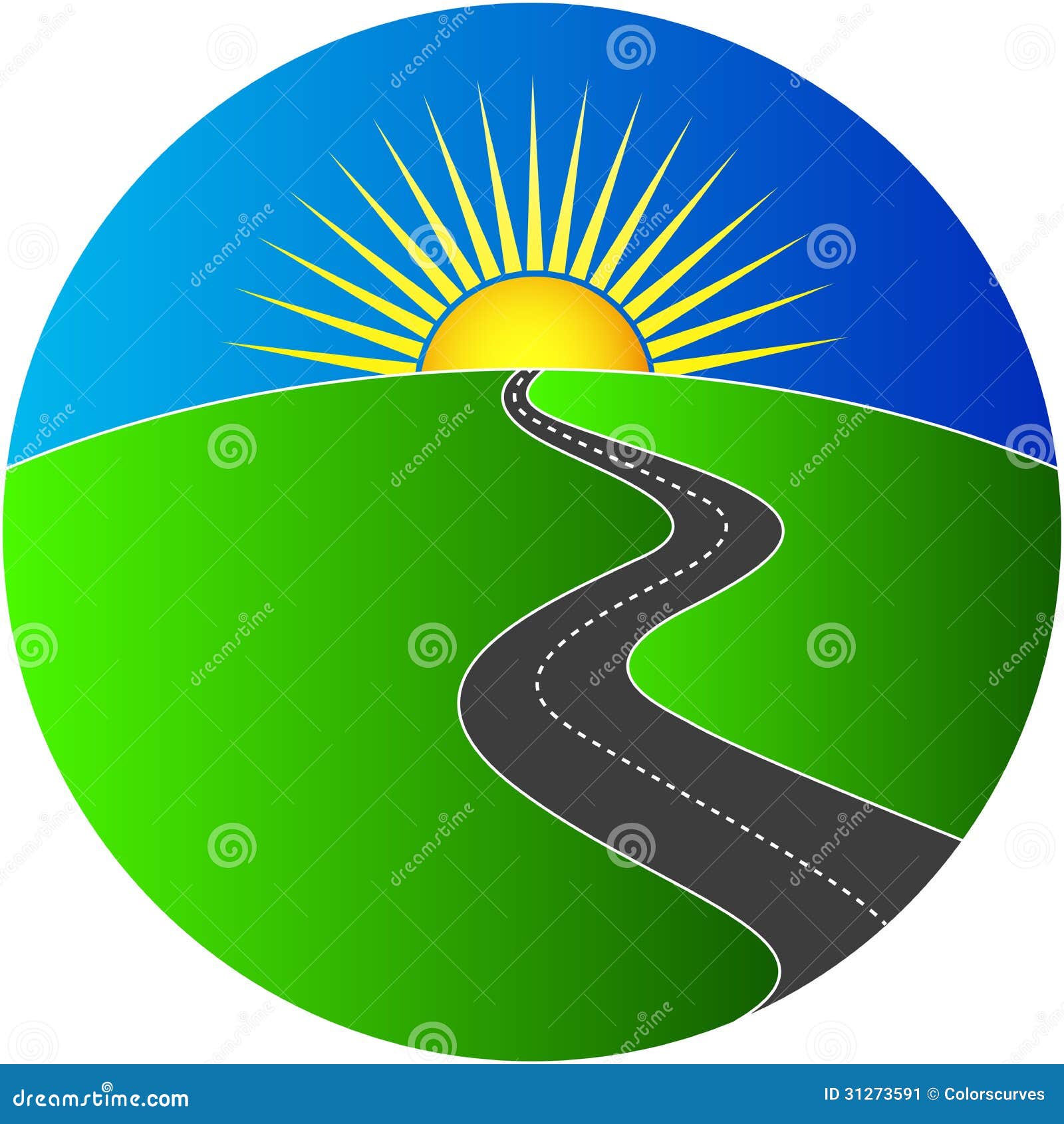 Ljus framtid vektor illustrationer. Illustration av troar - 31273591