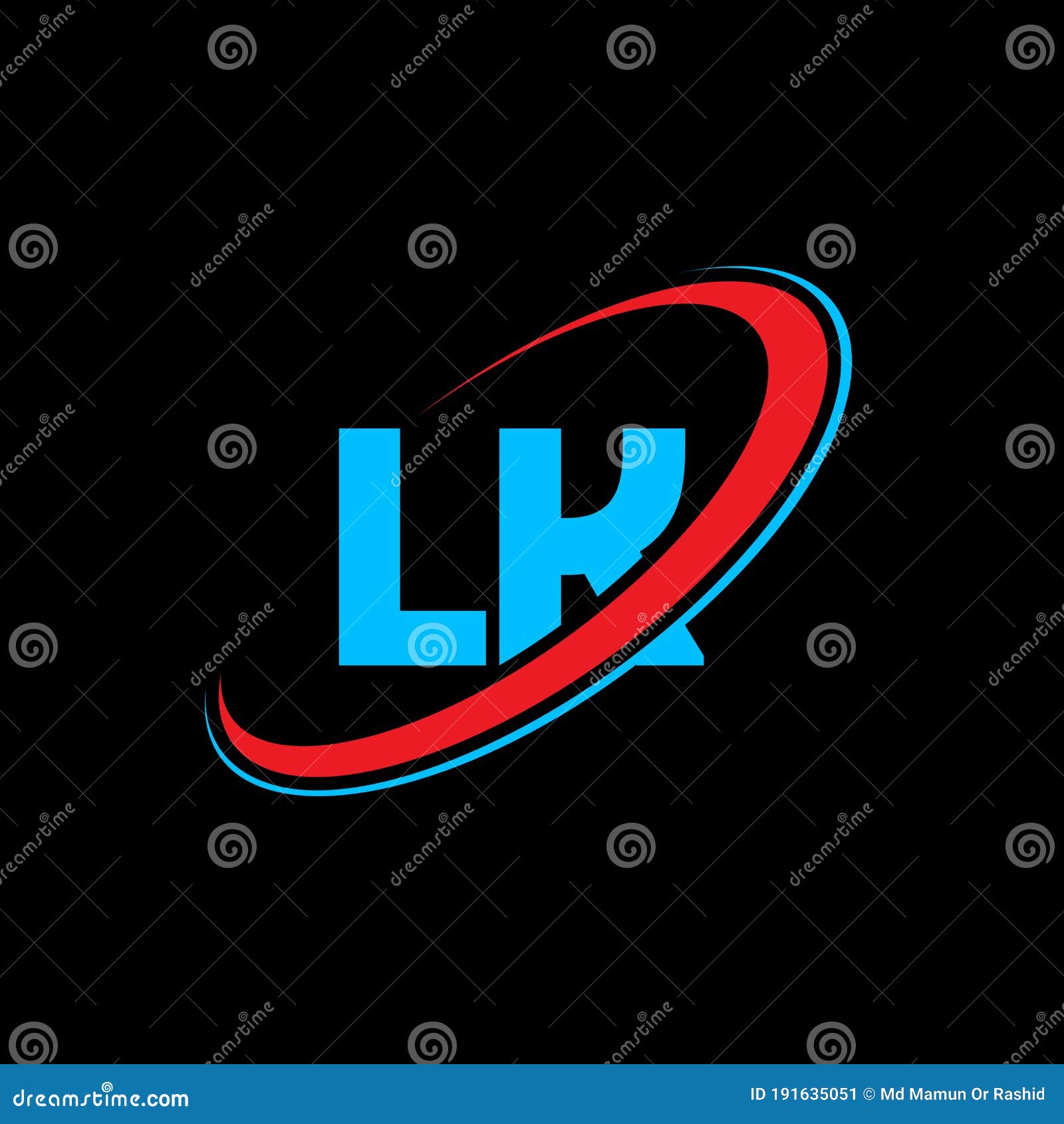 LK L K Letter Logo Design. Initial Letter LK Linked Circle Uppercase ...