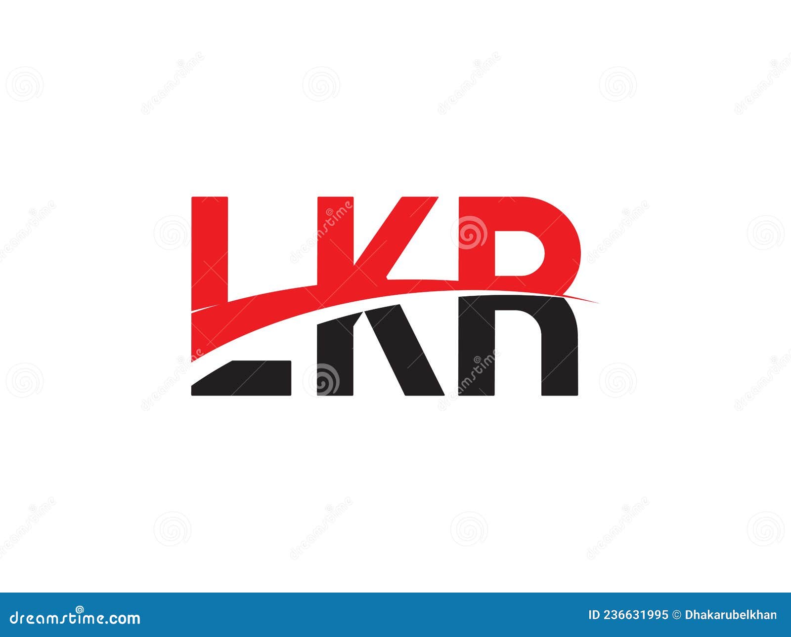 LKR Letter Initial Logo Design Stock Vector - Illustration of isolated ...