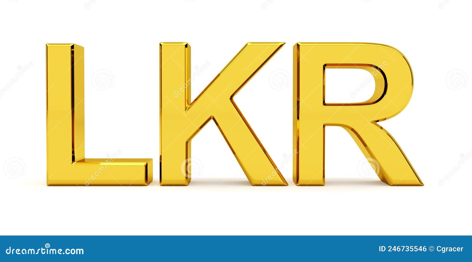 Lkr Sri Lankan Rupee Currency Code Stock de ilustración - Ilustración ...