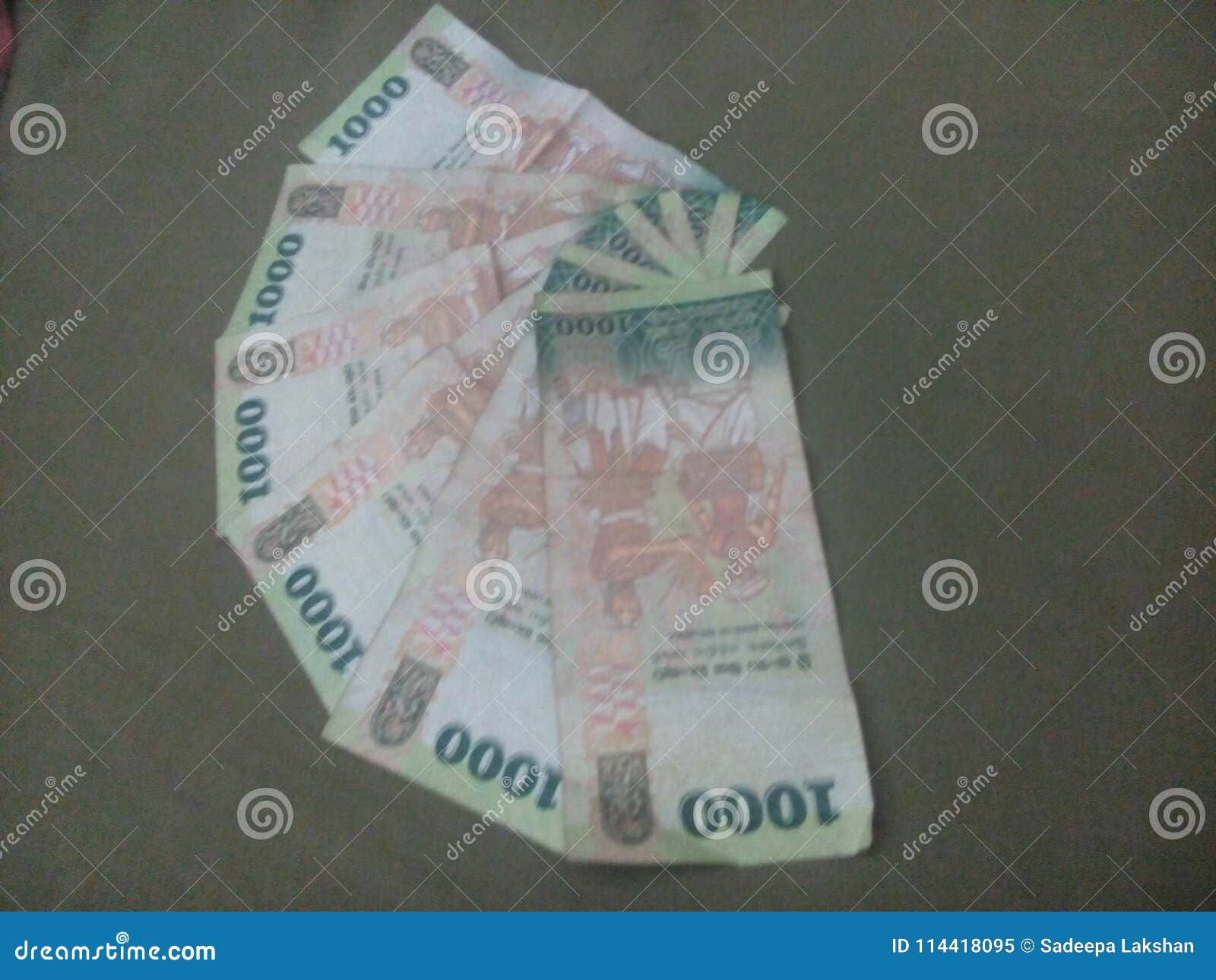 One Thousand Rupee Indian Note Stock Photo | CartoonDealer.com #5849772