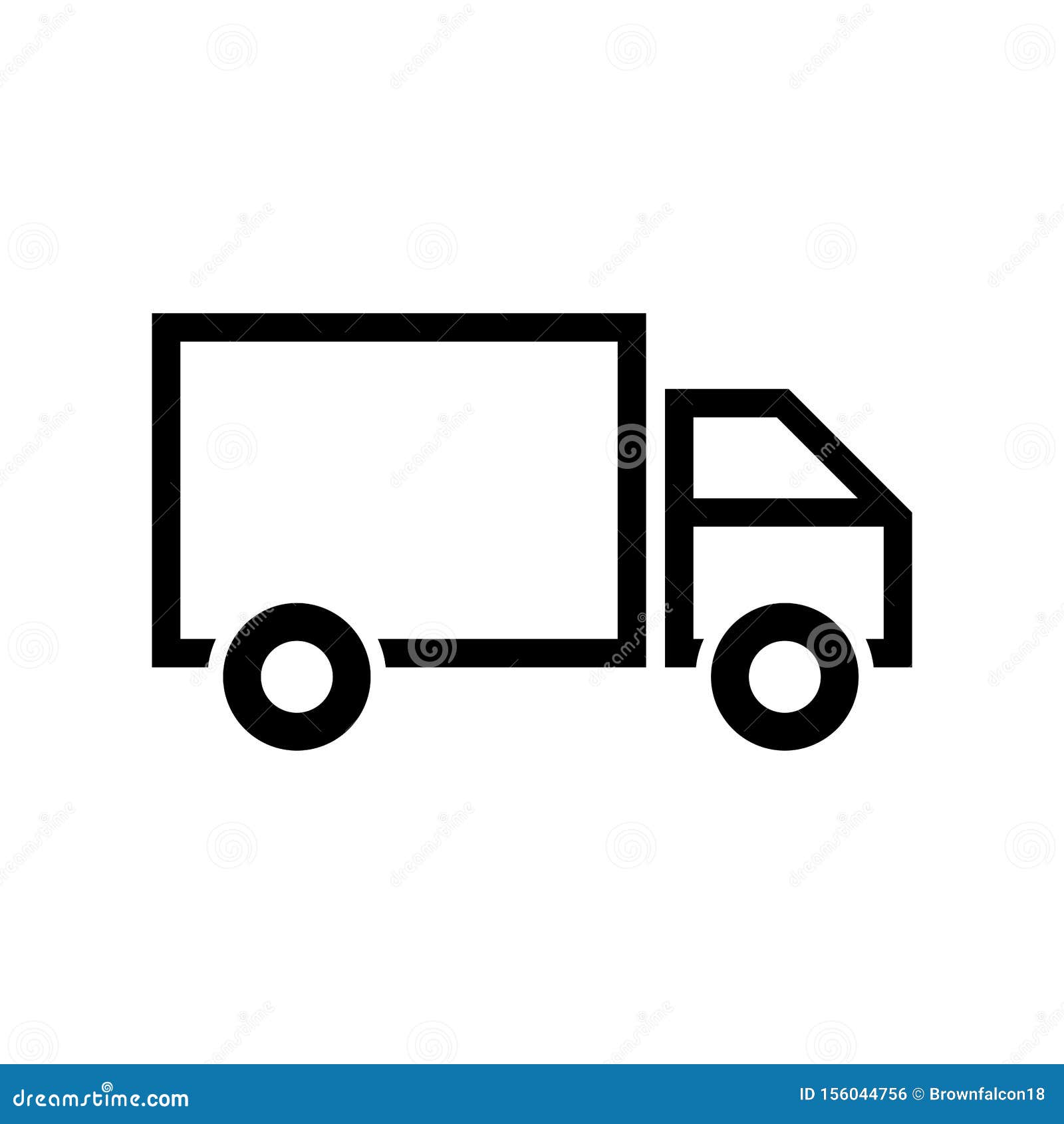 Lkw-Icon Flache Vektorgrafik Design Vektor Abbildung - Illustration von ...