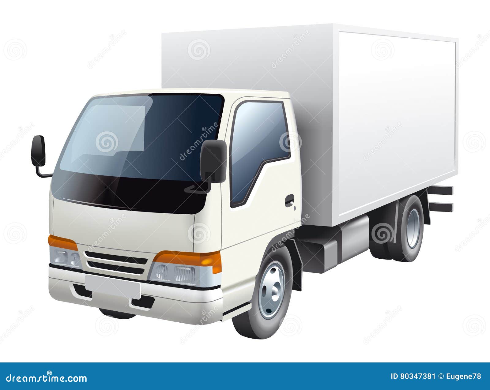 LKW-Illustration vektor abbildung. Illustration von verkehr - 80347381