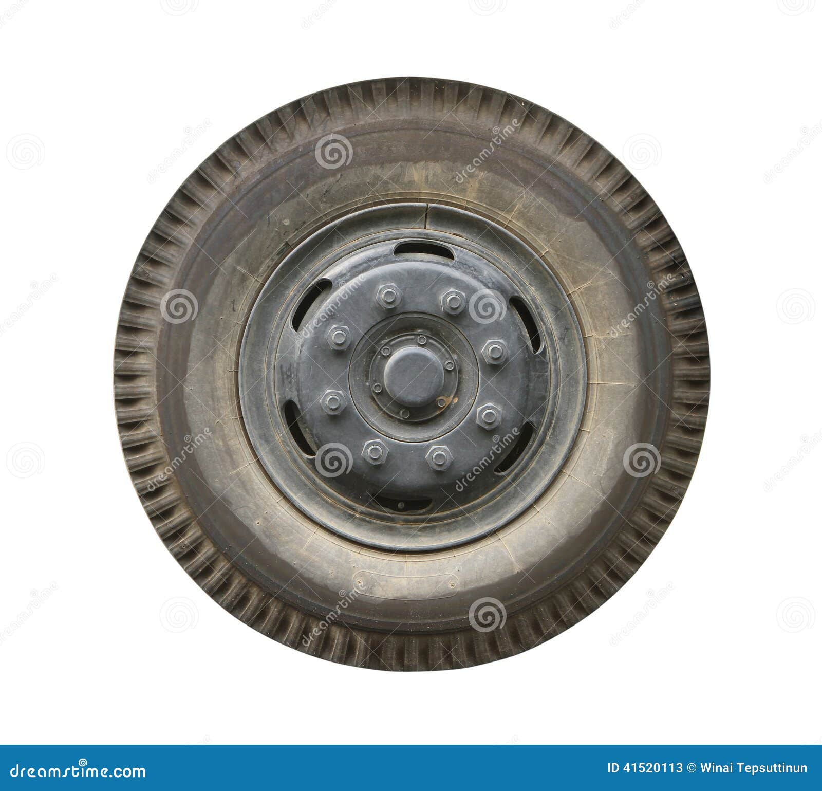 LKW-Rad stockbild. Bild von metall, kreis, verwendet - 41520113