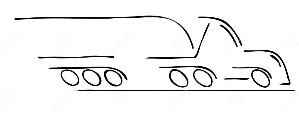 LKW-Zeichen vektor abbildung. Illustration von eingabe - 29642295