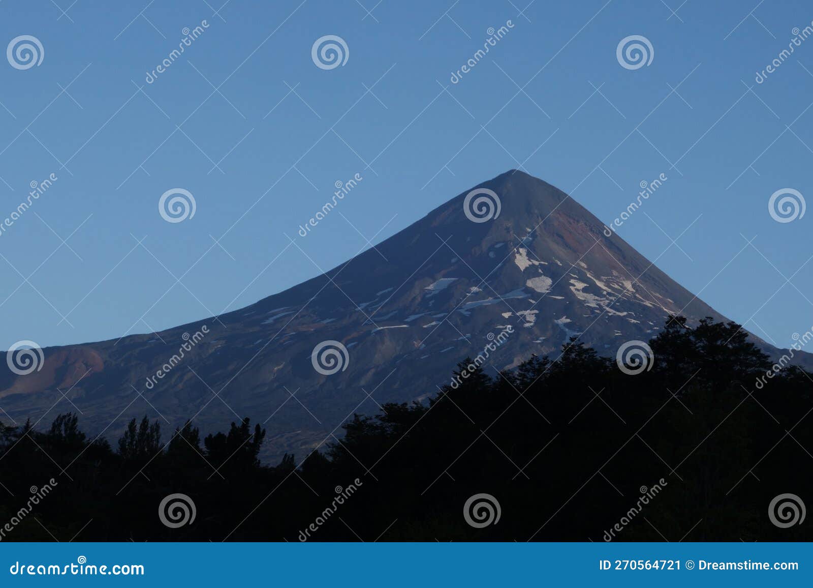 Llaima volcano, Chile stock image. Image of cloud, dark - 270564721