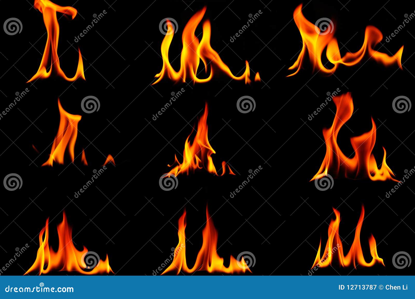 Llama ardiente imagen de archivo. Imagen de nueve, porcelana - 12713787
