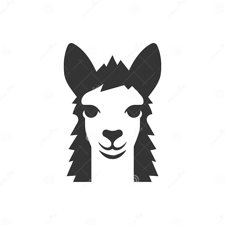 Llama icon stock vector. Illustration of mammal, clothing - 293140121