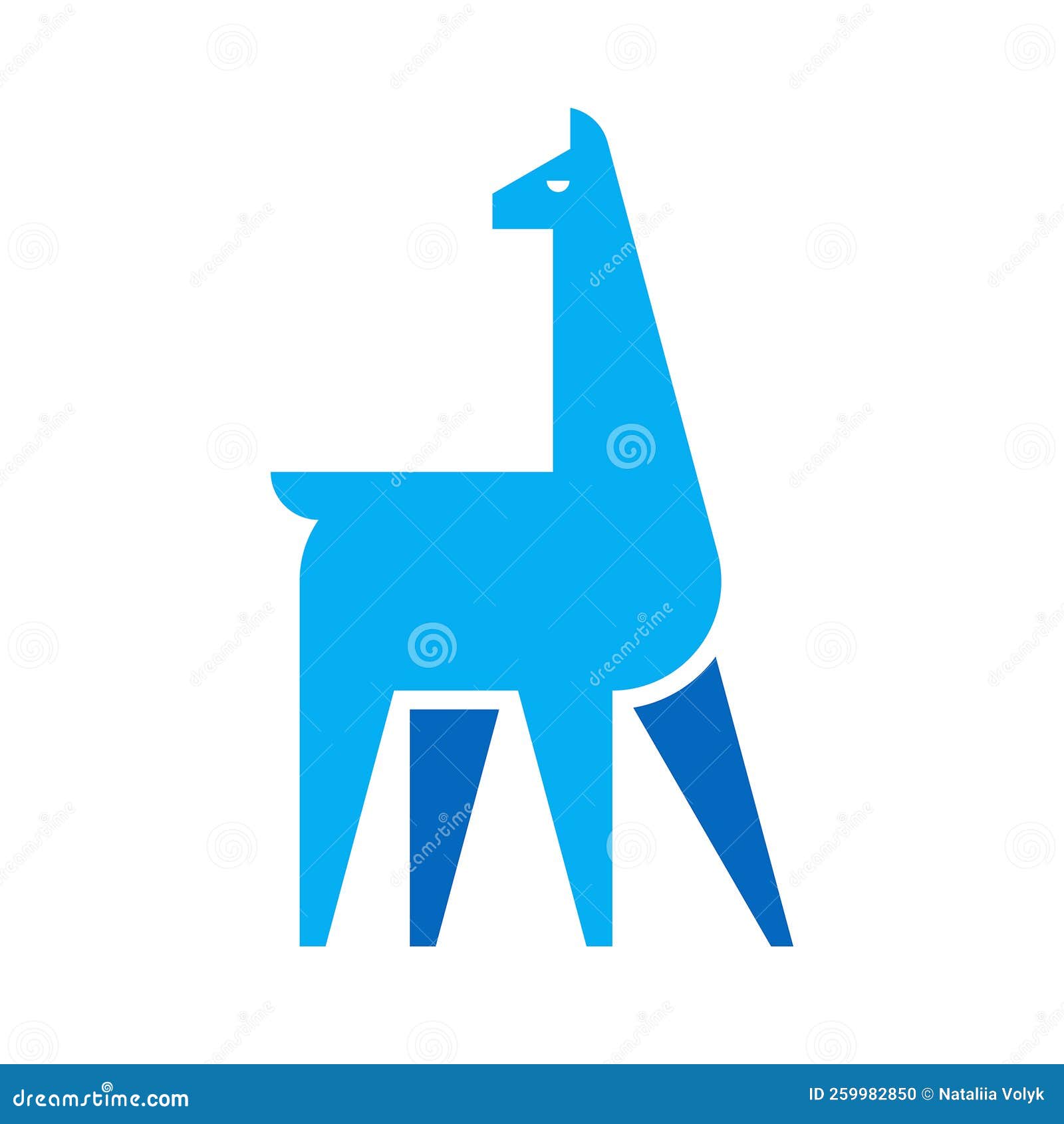 Llama Logo stock vector. Illustration of emblem, vector - 259982850