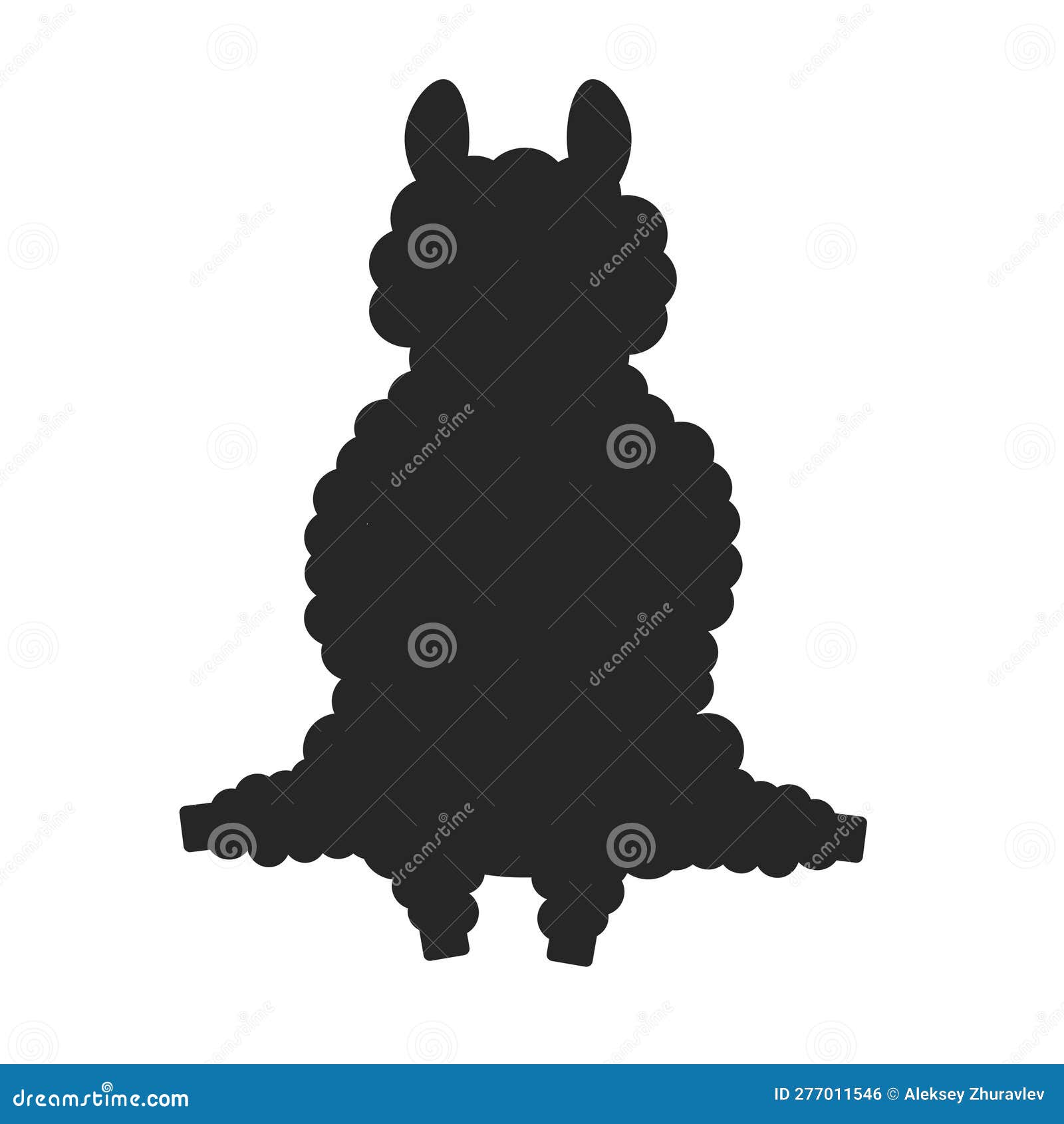 Llama Silhouette Vector. Best Llama Icon Vector Illustration EPS Stock ...