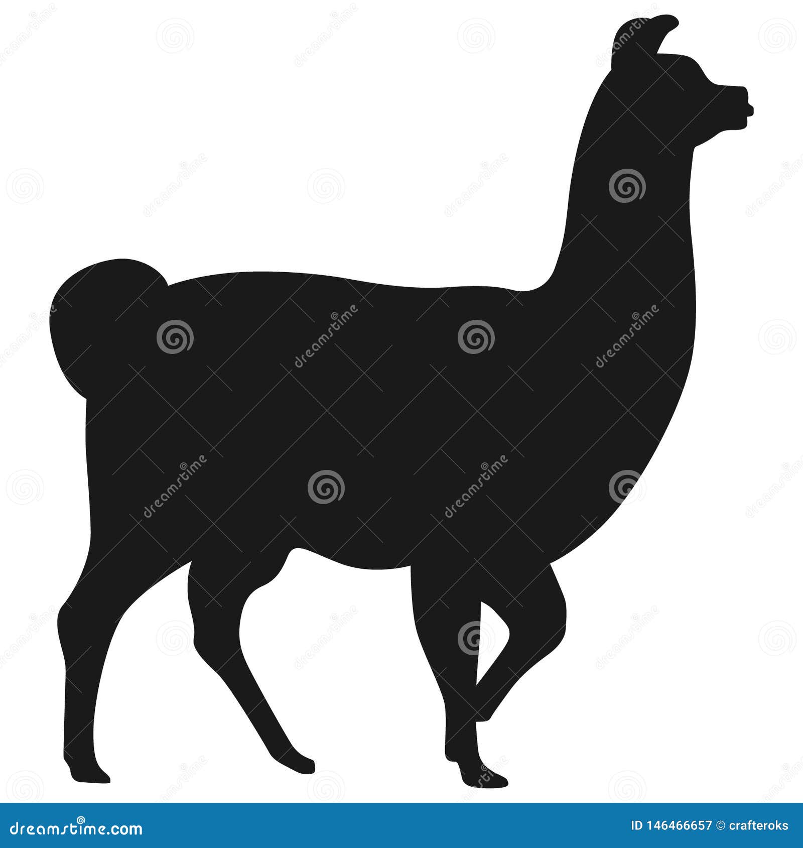 Llama Vector Eps Hand Drawn, Vector, Eps, Logo, Icon, Silhouette ...