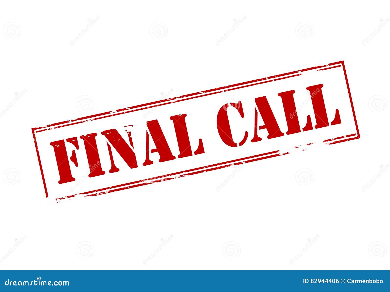 Llamada final stock de ilustración. Ilustración de concluyente - 82944406
