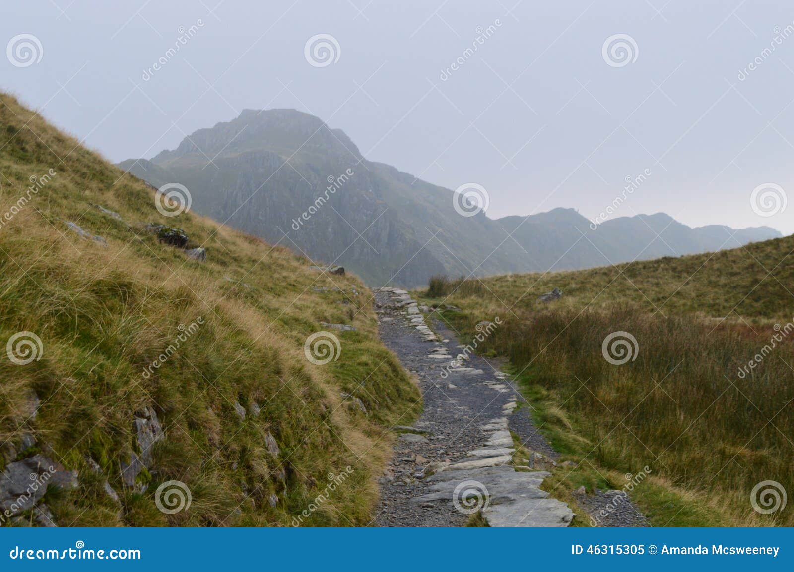 Llanberis Path stock image. Image of landscape, hiking - 46315305