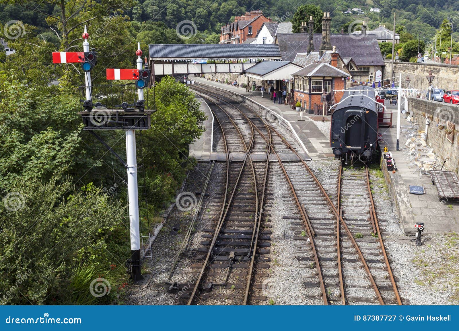 Llangollen Railway editorial photography. Image of rail - 87387727