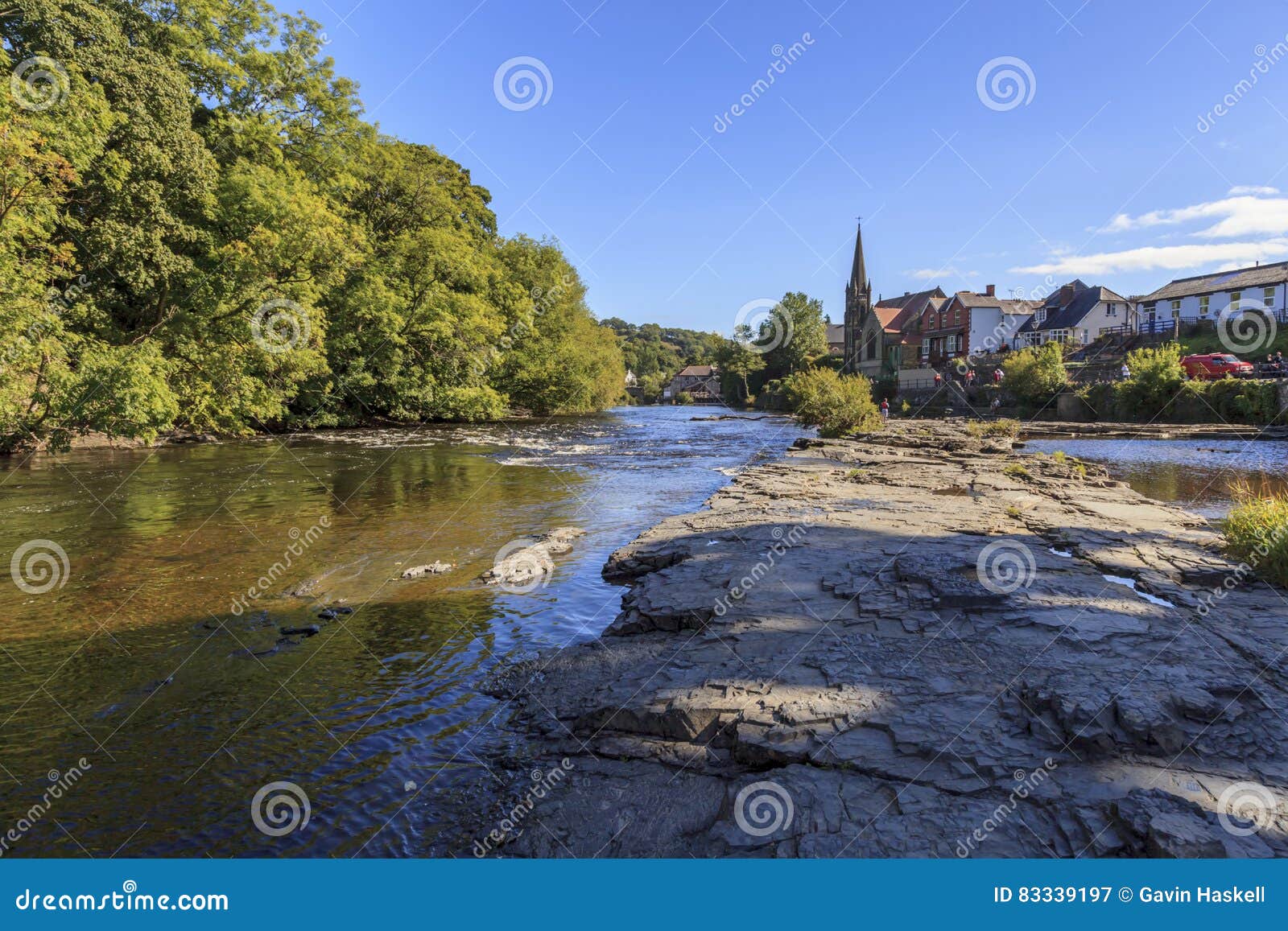 Llangollen and the River Dee Editorial Photography - Image of ...