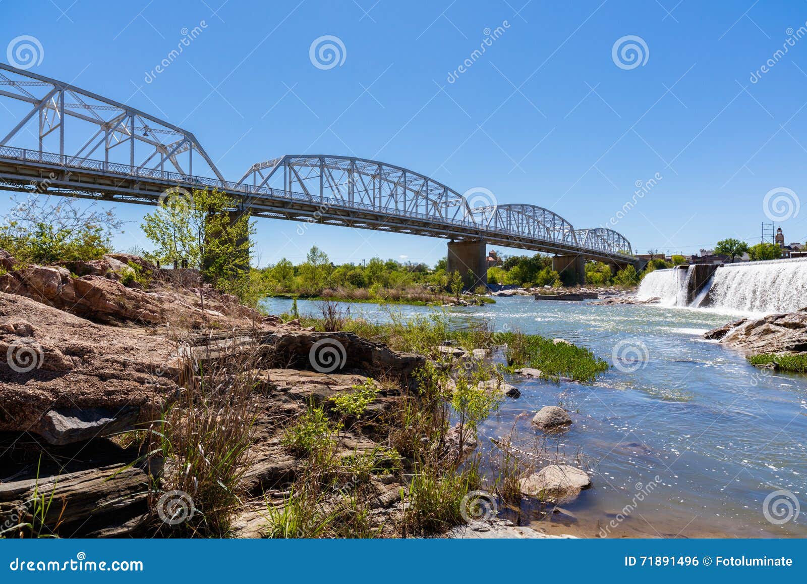 Llano Texas Bridge stock photo. Image of landscape, green - 71891496