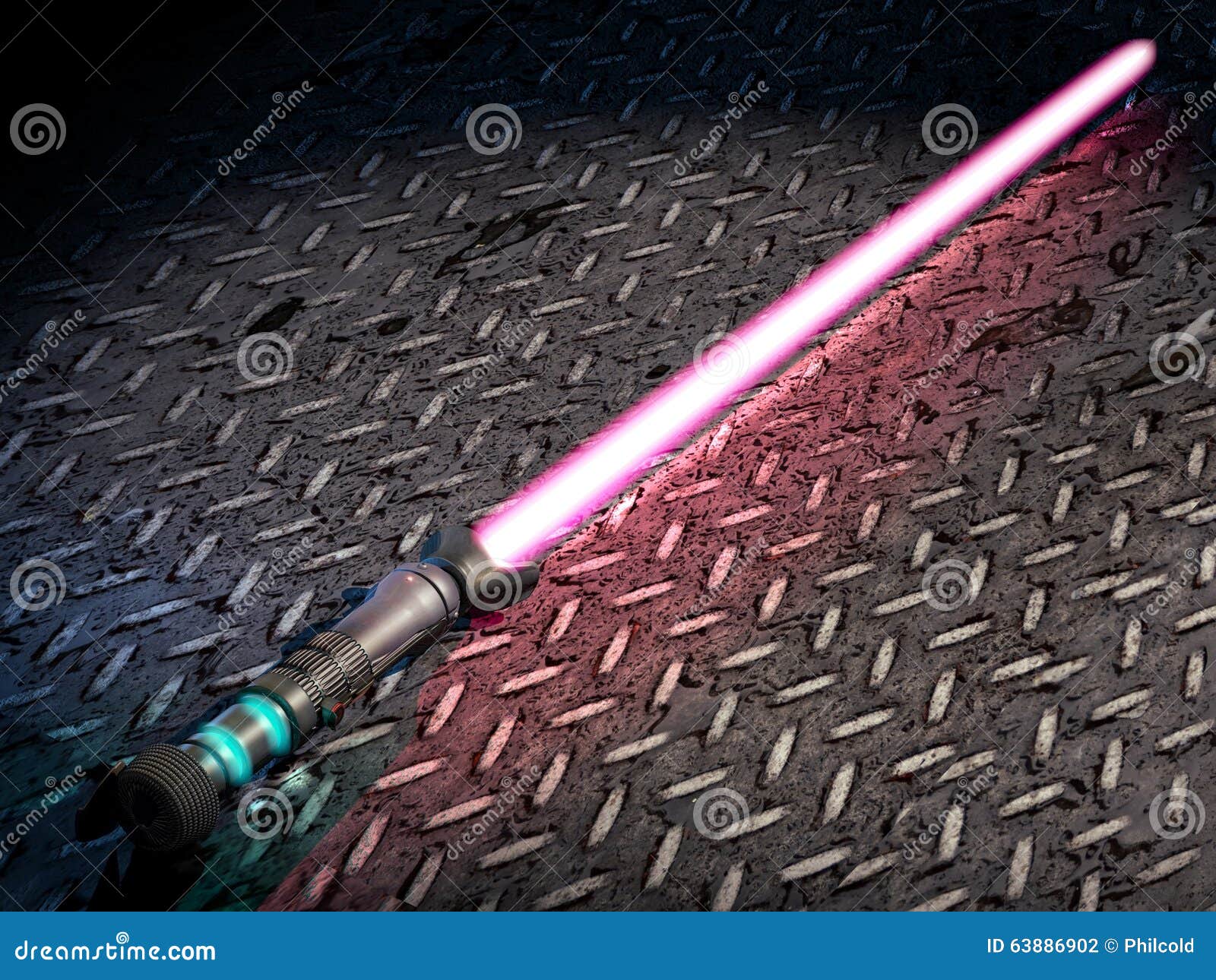 Laser Set For Jedi Knights. Futuristic Light Saber Sword Weapon Cartoon ...