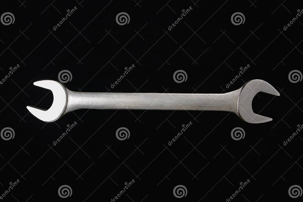 Llave crescent. foto de archivo. Imagen de metal, herramienta - 3532246