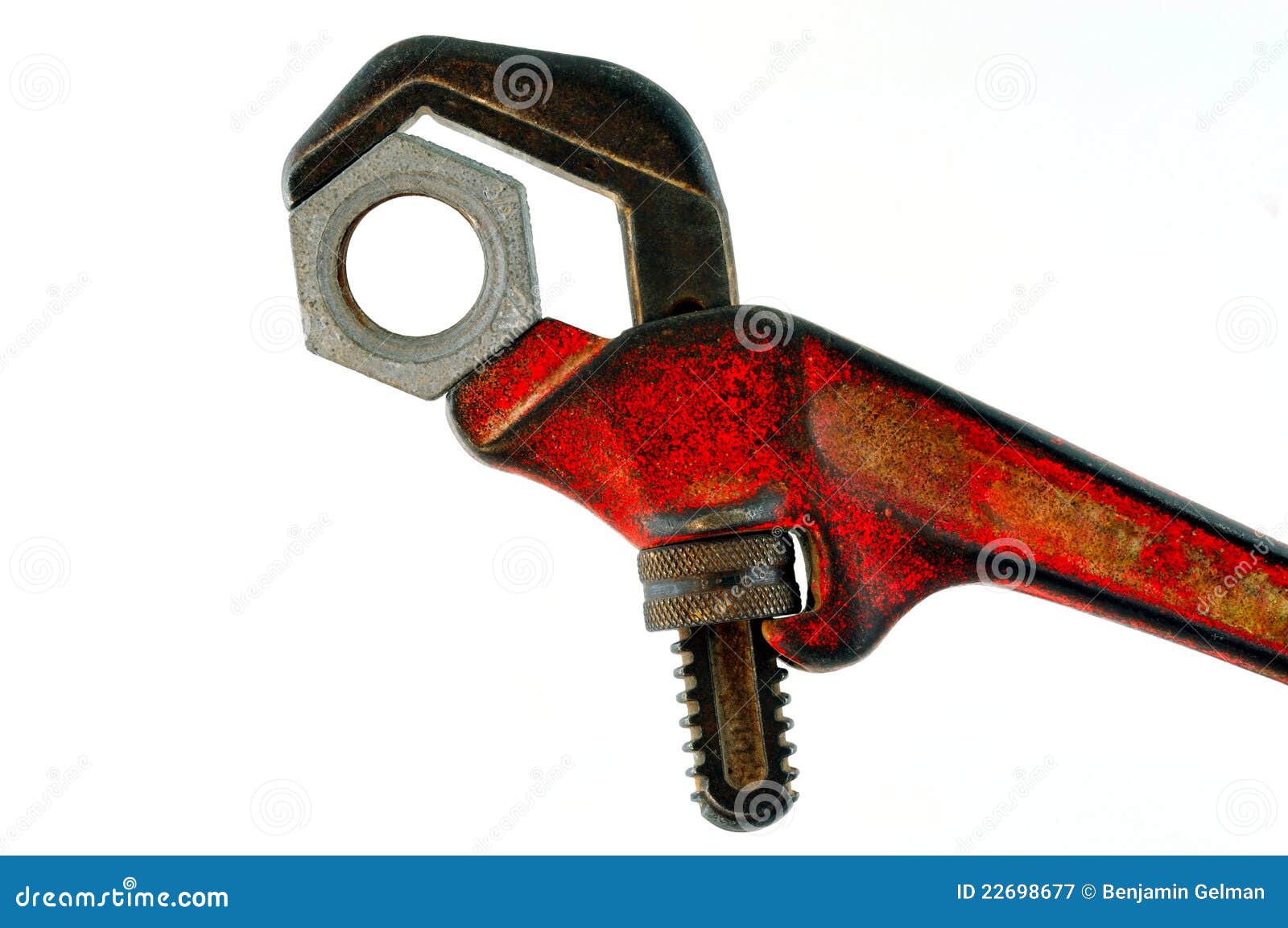 Llave Y Tuerca De La Plomería Imagen de archivo - Imagen de utilitario ...