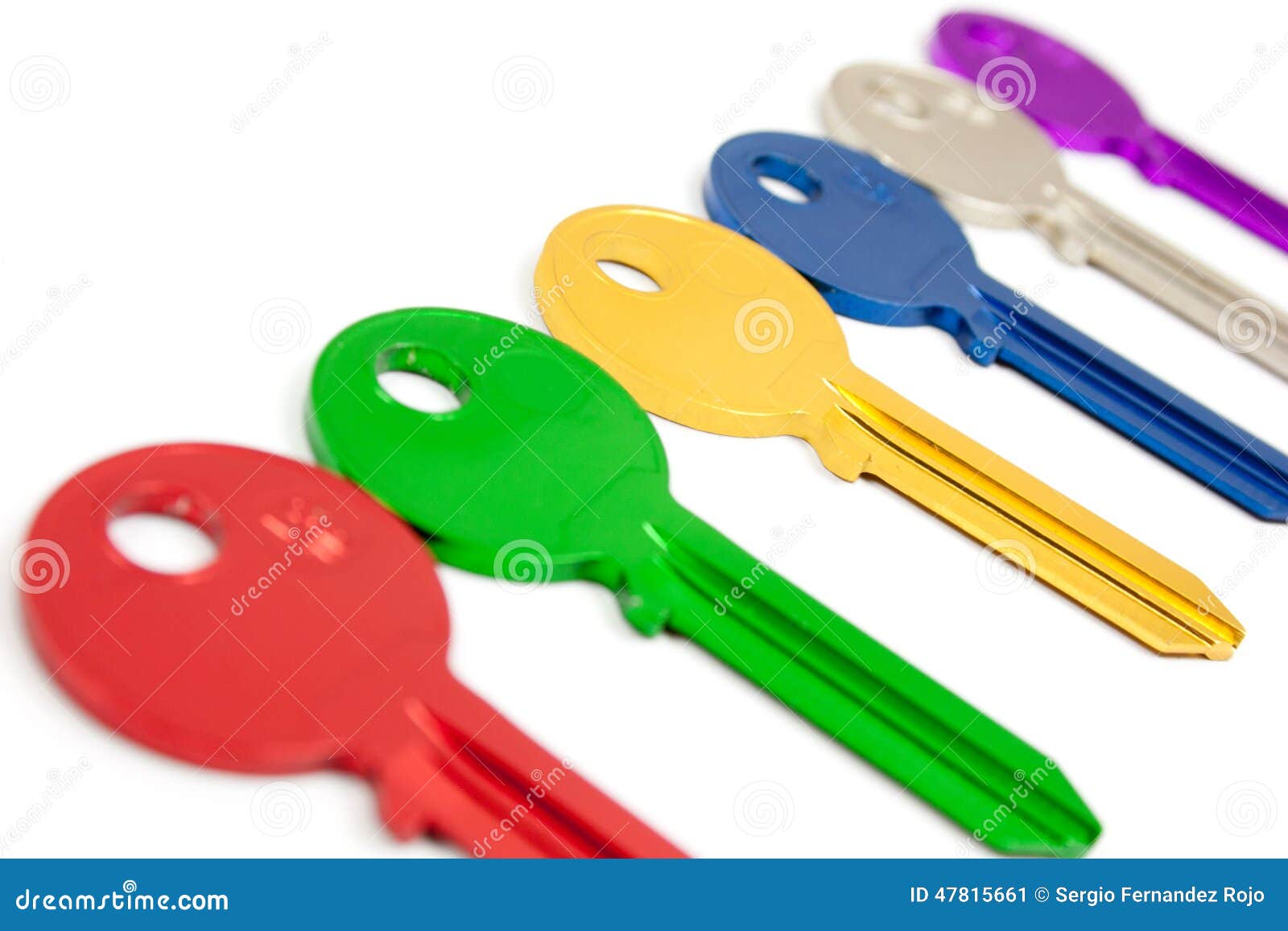 Llaves coloreadas imagen de archivo. Imagen de rojo, coche - 47815661