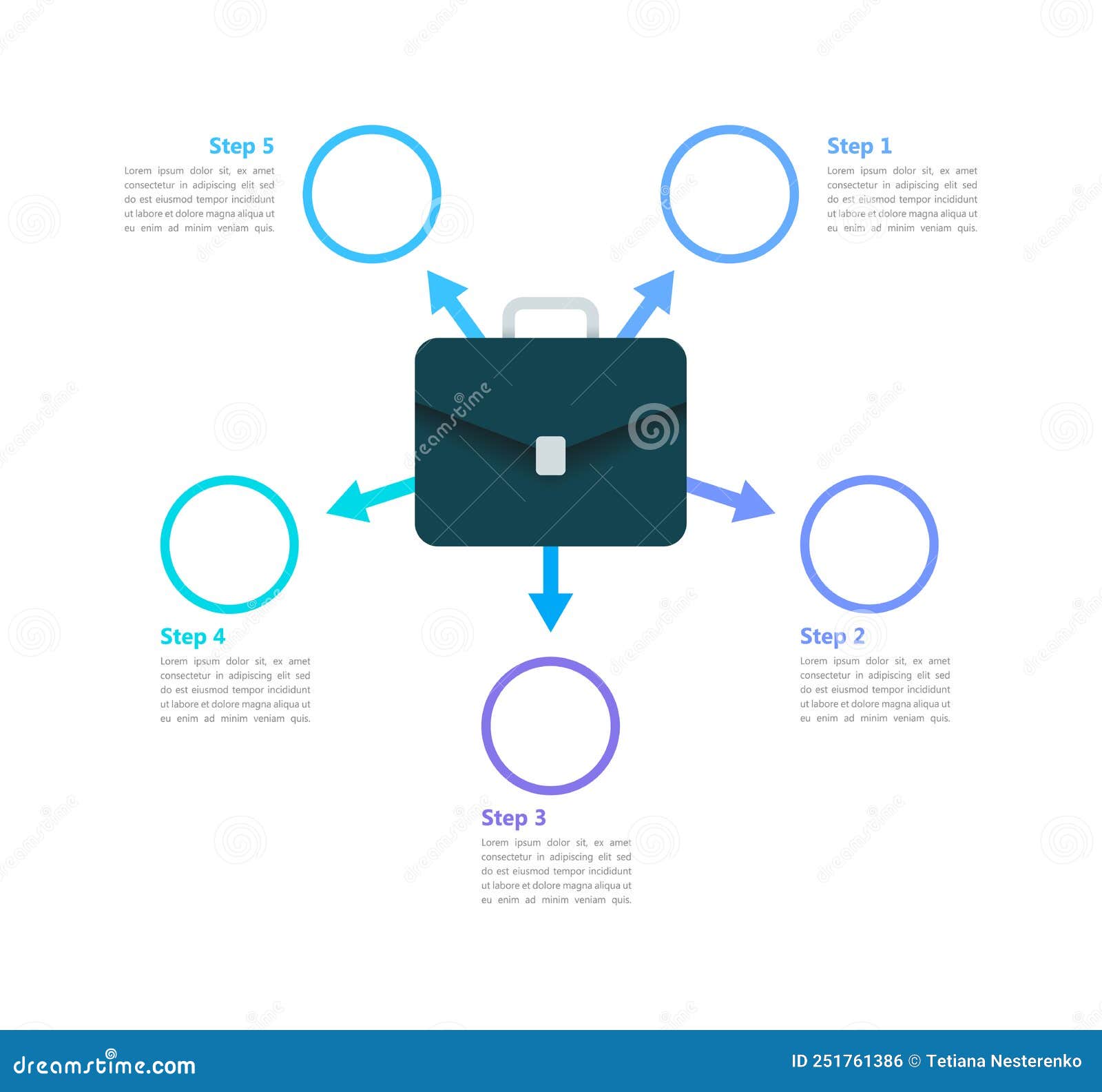 LLC Infographic Chart Design Template Stock Vector - Illustration of ...