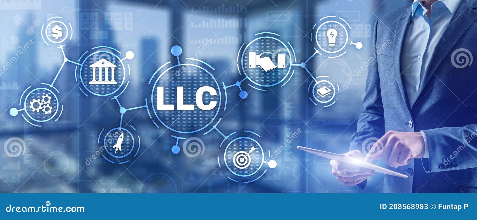 LLC. Limited Liability Company. Business Technology Internet. Stock ...