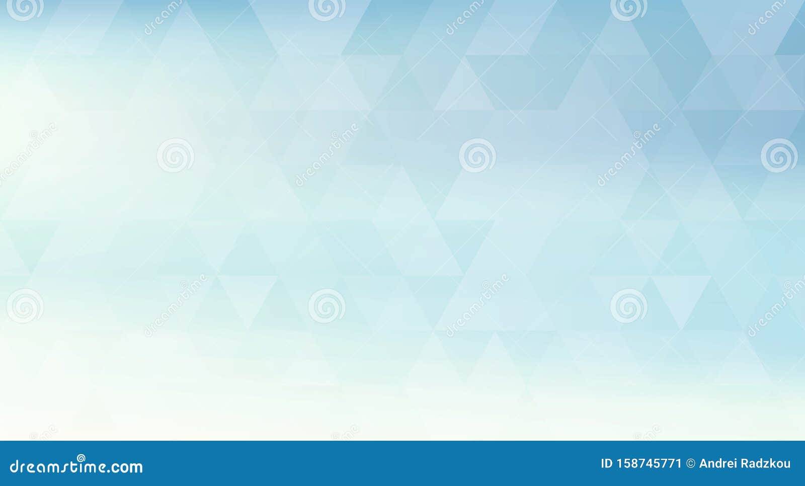 Llight Blue Simple Pattern Textured by Transparent Triangles. Vector ...