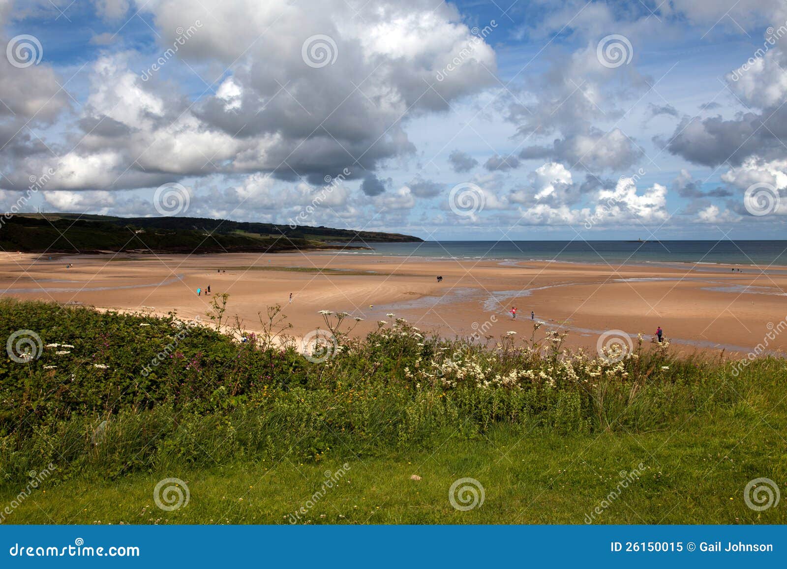 Lligwy Beach stock image. Image of summer, anglesey, coastline - 26150015