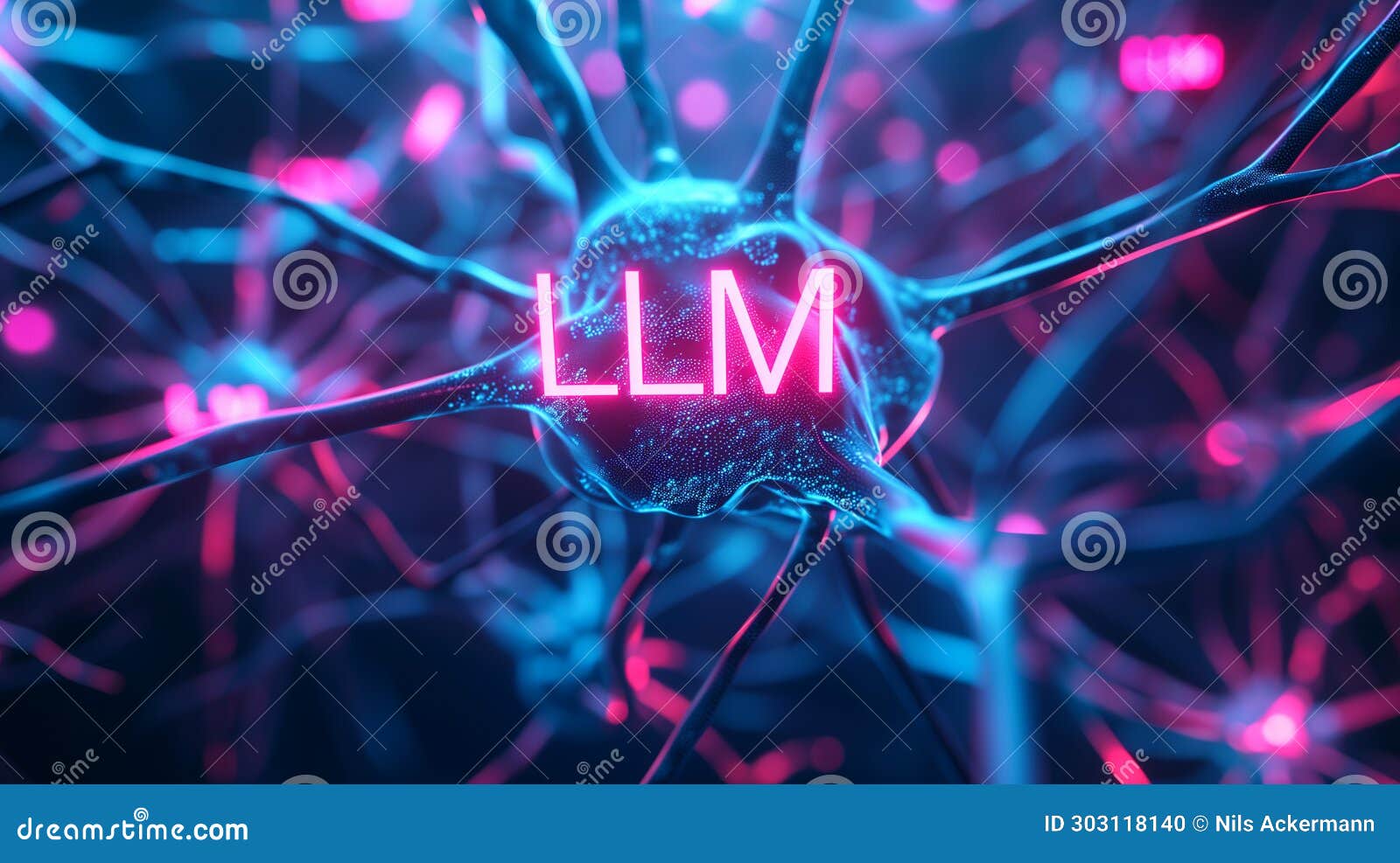 LLM Large Language Model Text and Background with Neural Network Stock ... LLM Large Language Model Text and Background with Neural Network Stock ...