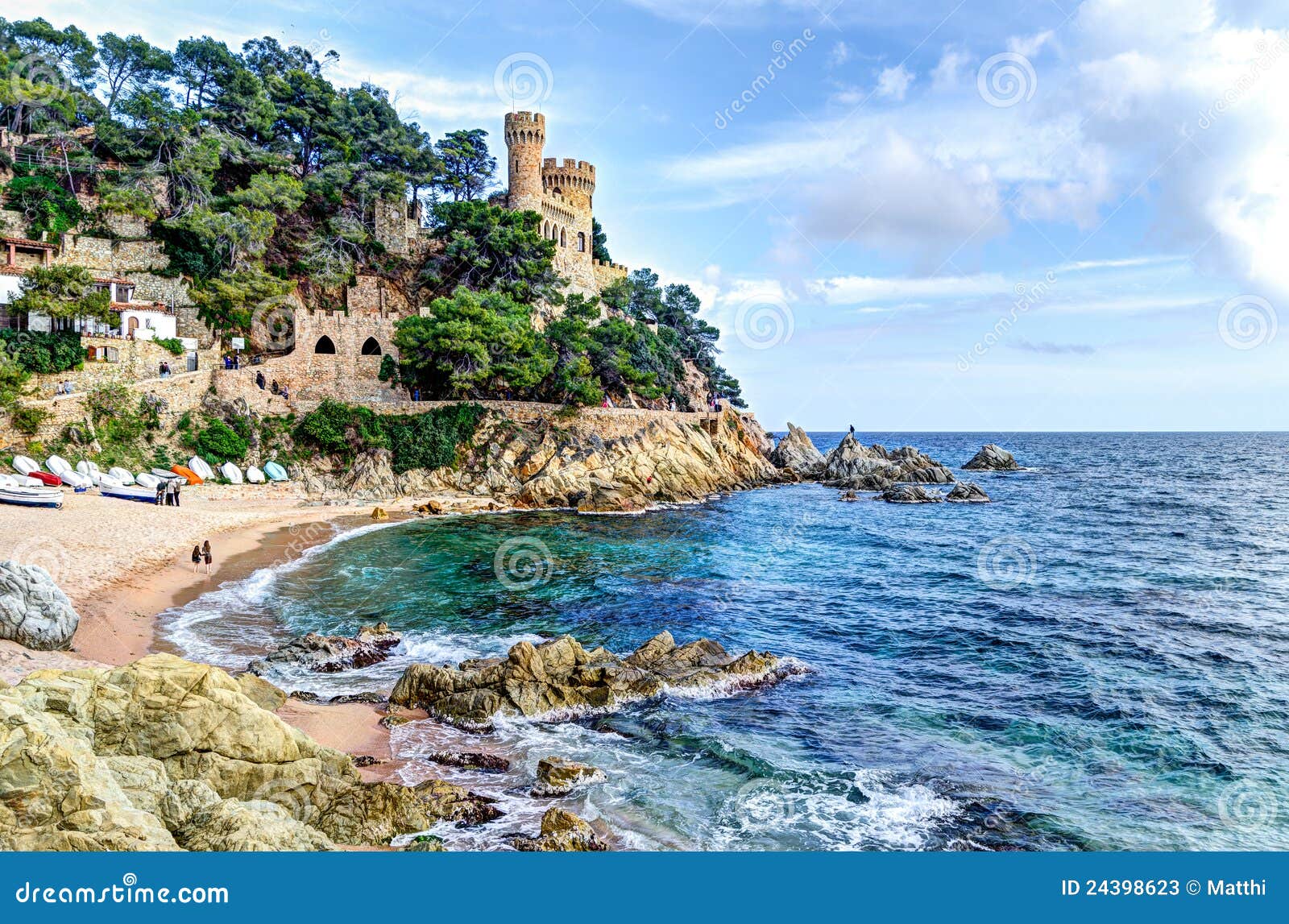 Lloret DE Mar, Spanje stock afbeelding. Image of spanje - 24398623